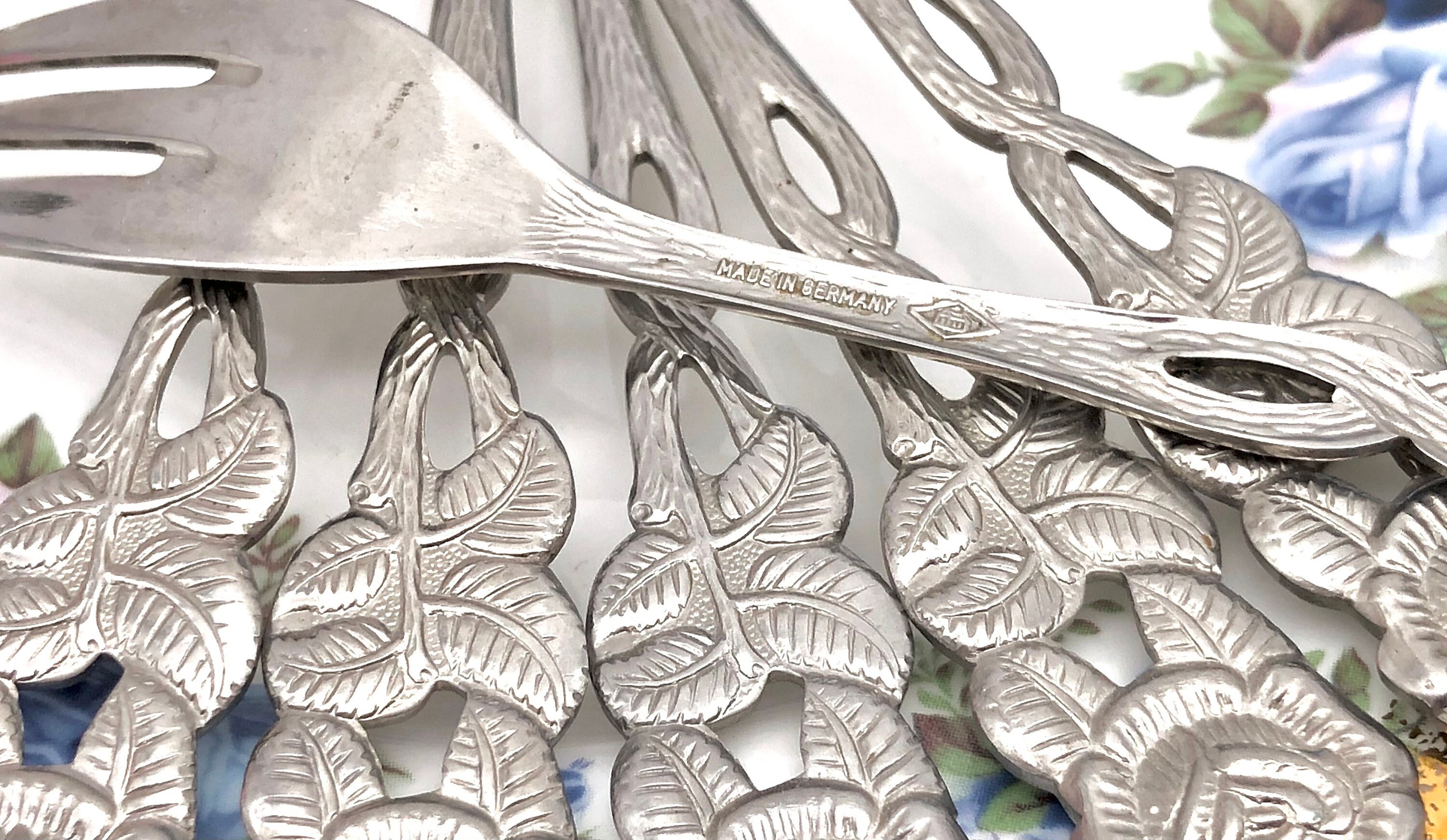 6pc Flatware Germany German Dessert Forks Cocktail Appetizer | Etsy