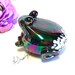 RARE Balos Glass Purple Amethyst Iridescent Frog Shaped Paperweight ...