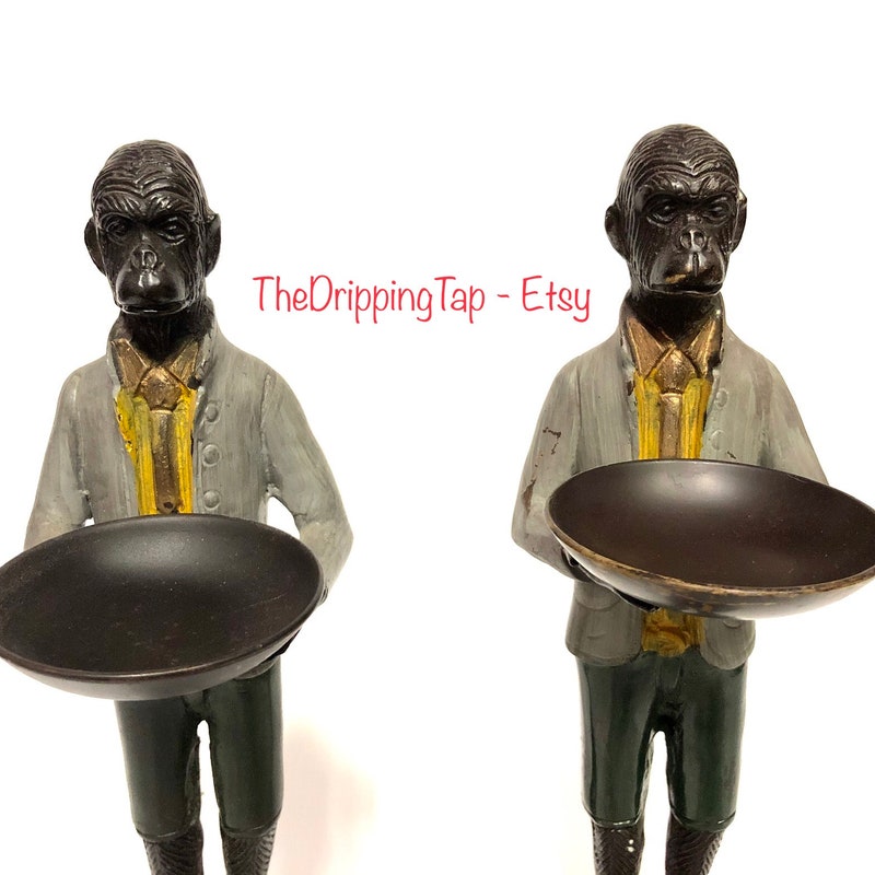 Butler Statue With Tray - Etsy