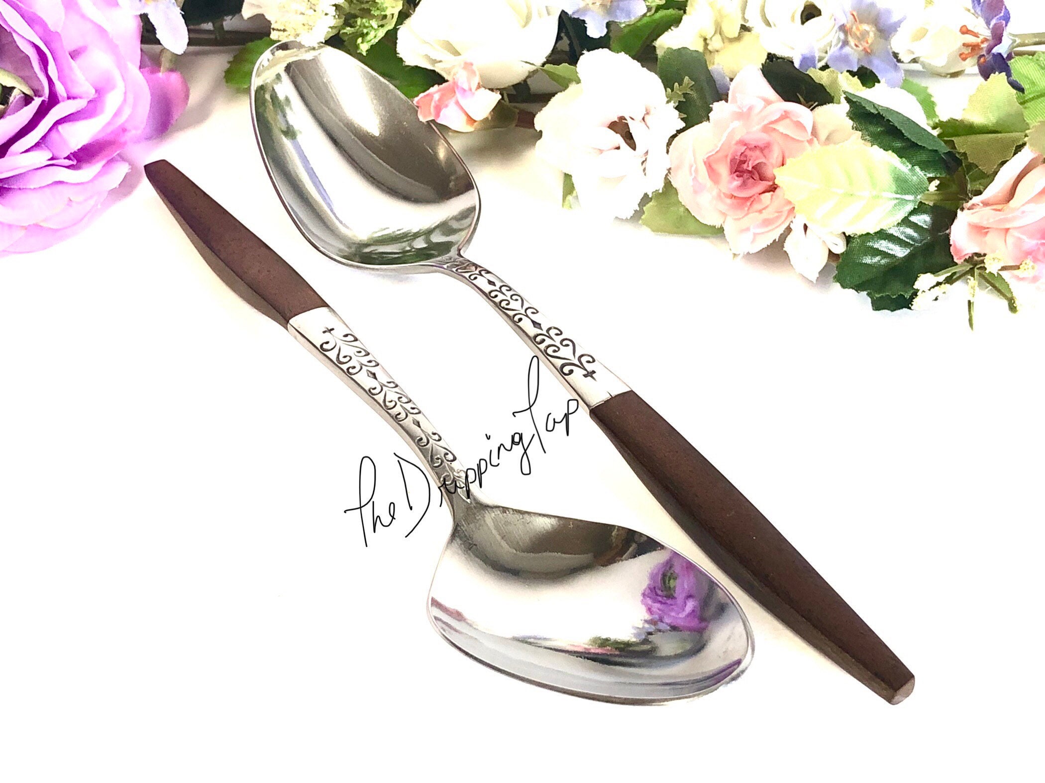 Home & Living NICE 2pc Interpur Flatware Set INR2 Pattern Composite ...