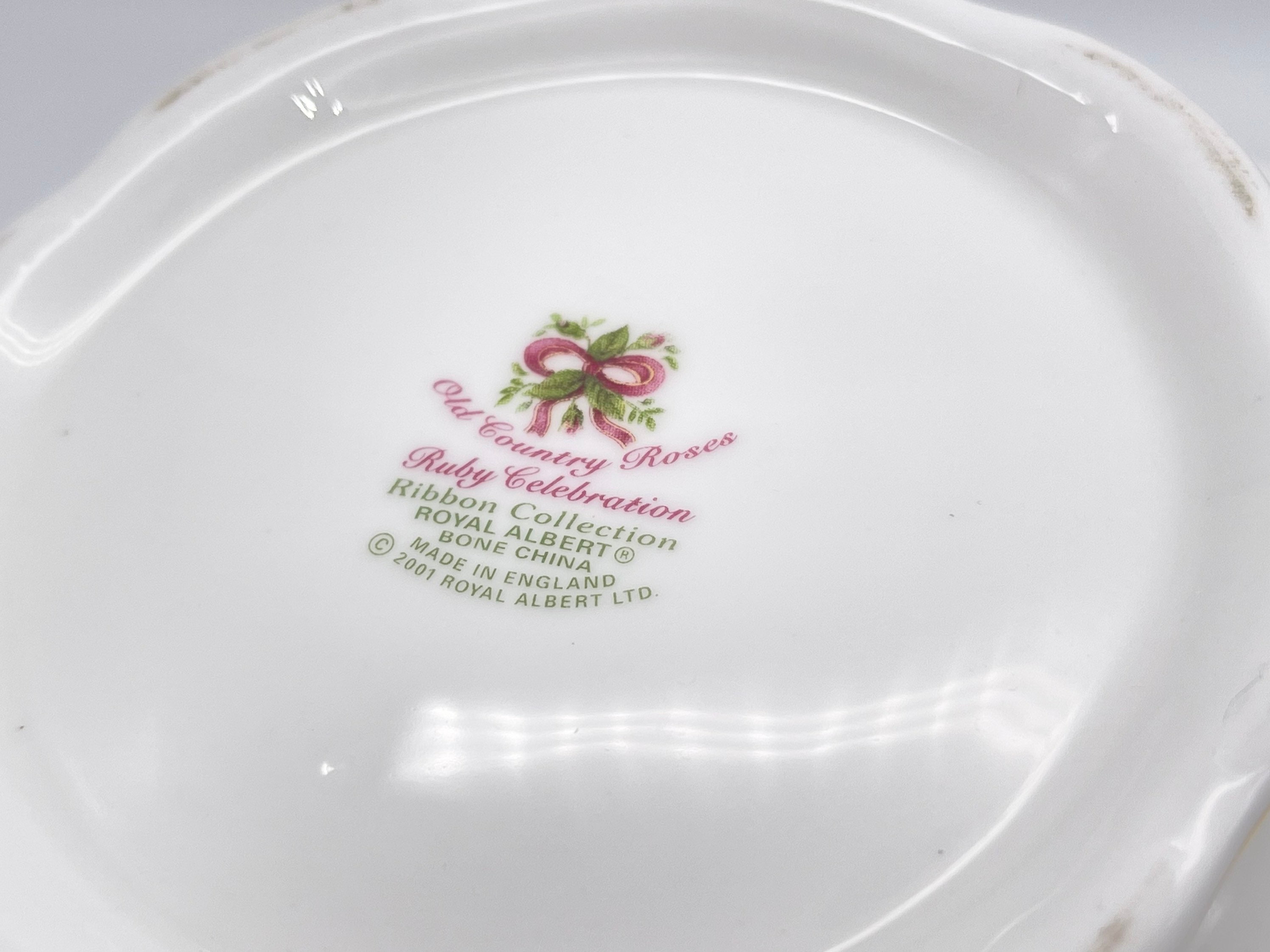 RARE Royal Albert Old Country Roses Ruby Celebration Teapot | Etsy