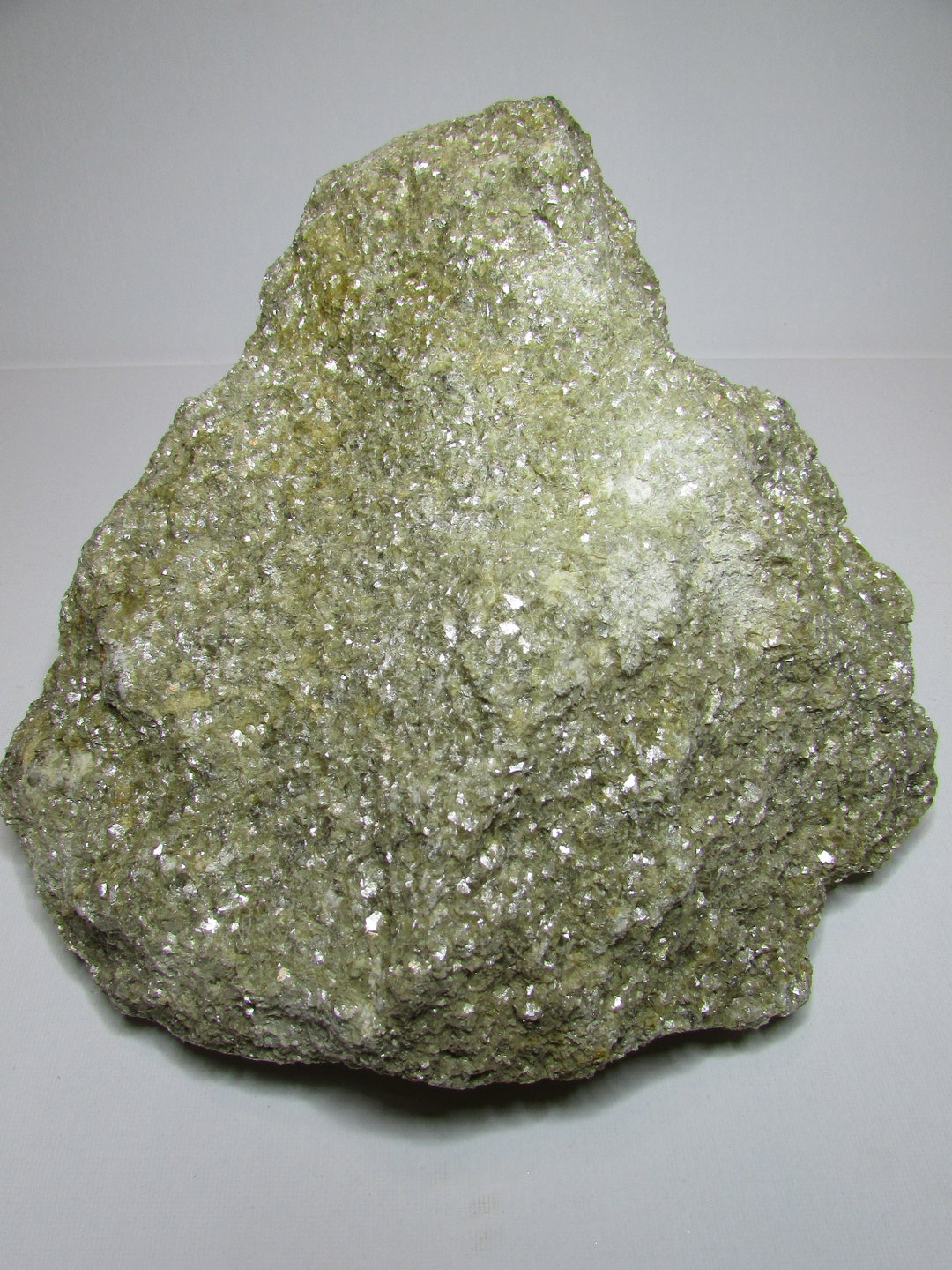 Large Sparkling Mica Schist Rough Rock, 15lbs & 10", Decorative Stone ...