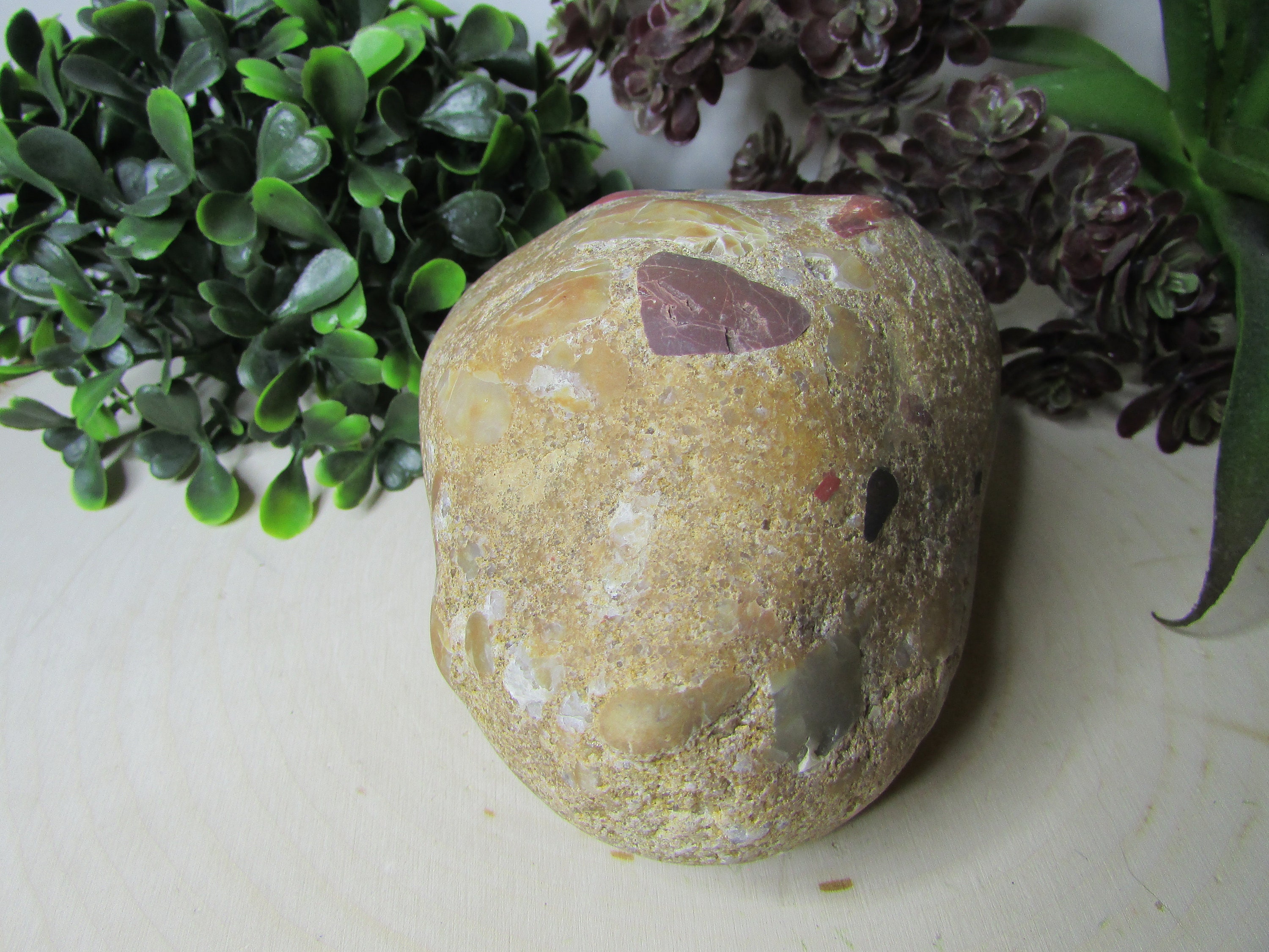 Medium Pudding Stone Rough Tumbled 1lb 7oz 3.75 | Etsy