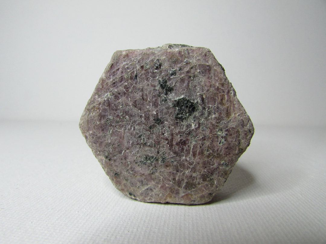 Ruby Corundum Hexagon, Ruby Hexagon Stone, Display Specimen, Mineral ...