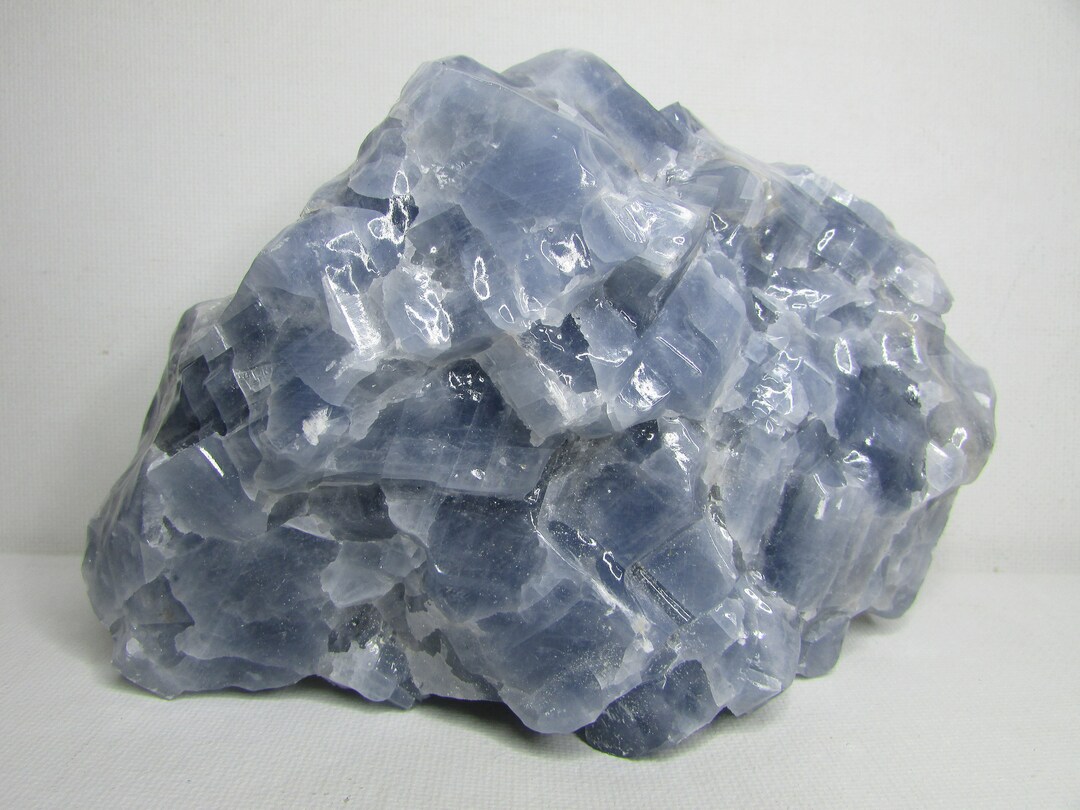 Blue Calcite, 2 Lbs & 5.25", Decorative Stone, Garden, Landscape ...
