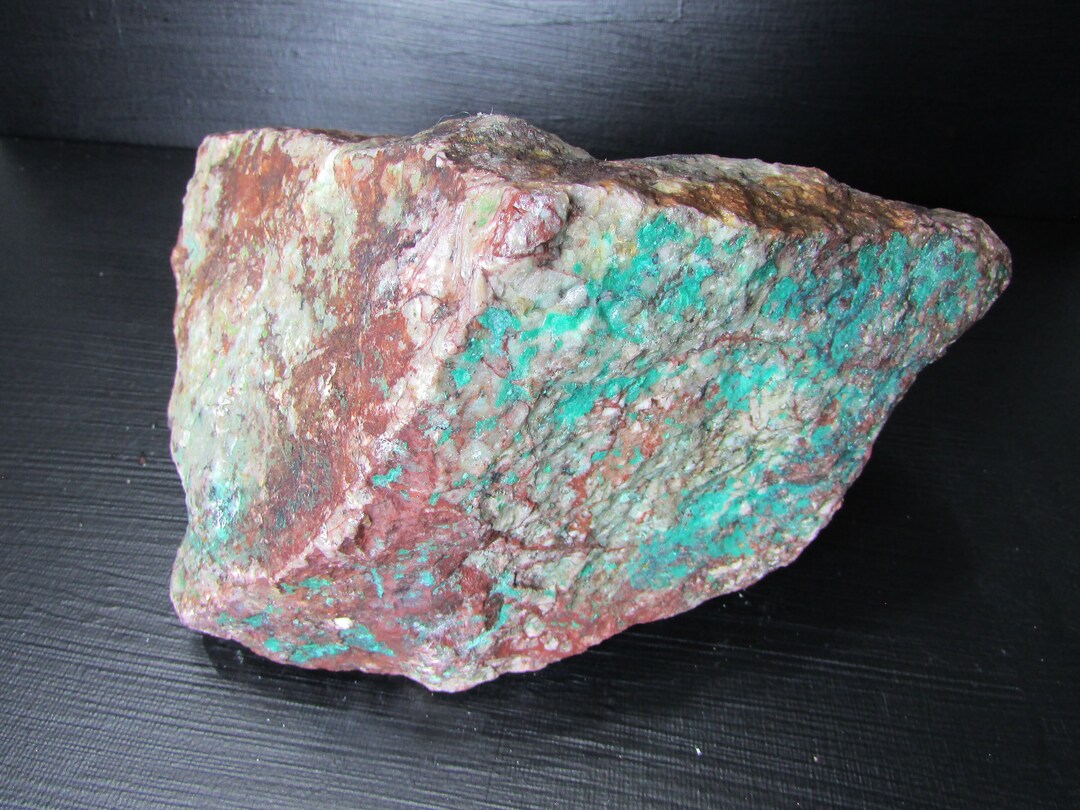 Large Chrysocolla Rough Rock, Copper Ore, 8.5 Lbs & 7.5, Decorative ...