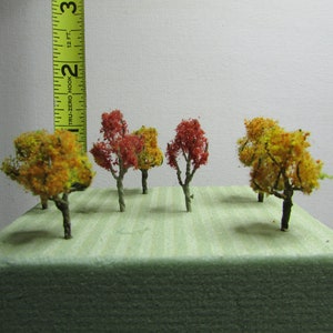 Forest Variety Set Option #6, Fall Mini Tree Set, Autumn Forest Set ...