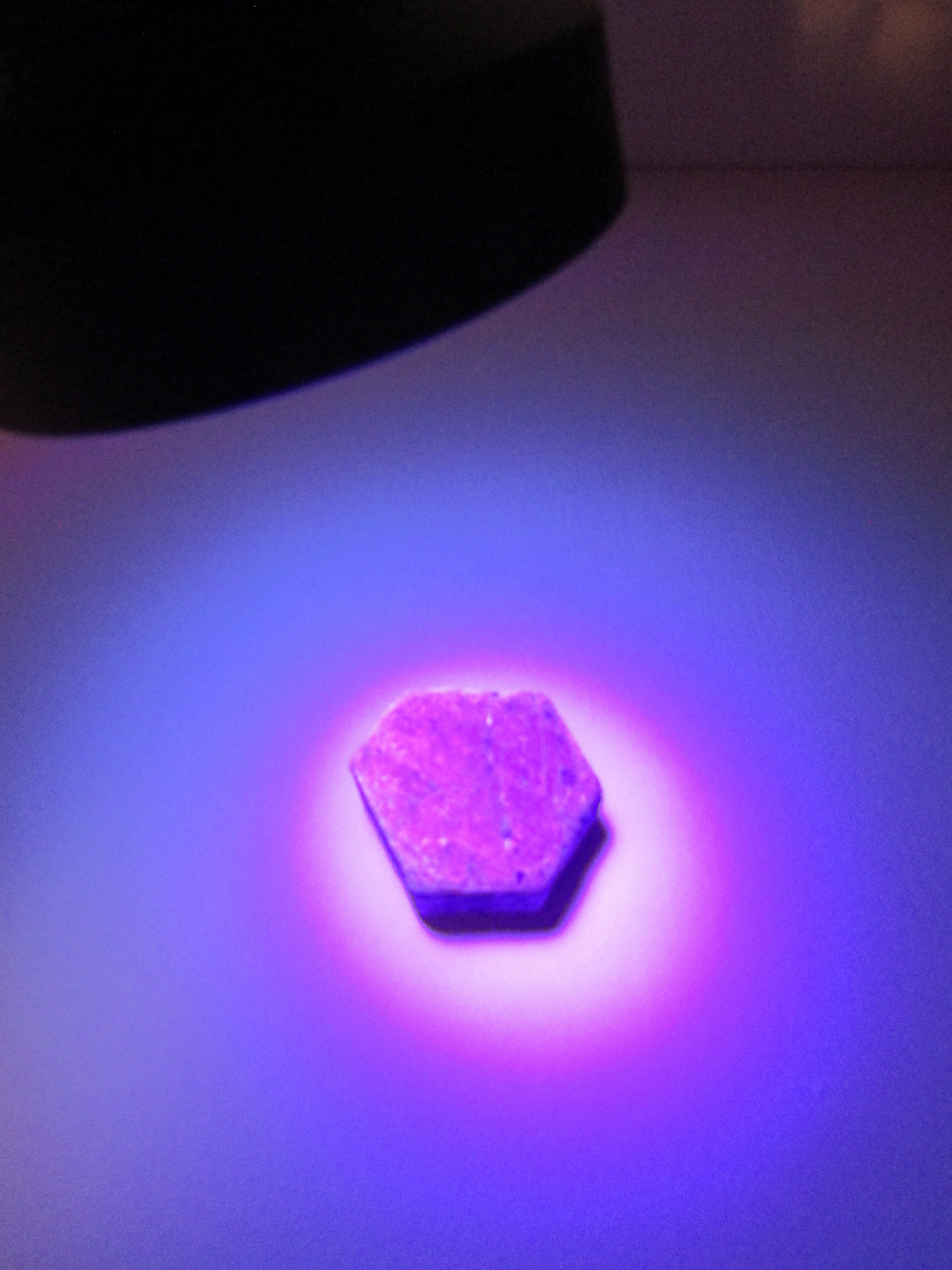 Ruby Corundum Hexagon Ruby Hexagon Stone Display Specimen | Etsy