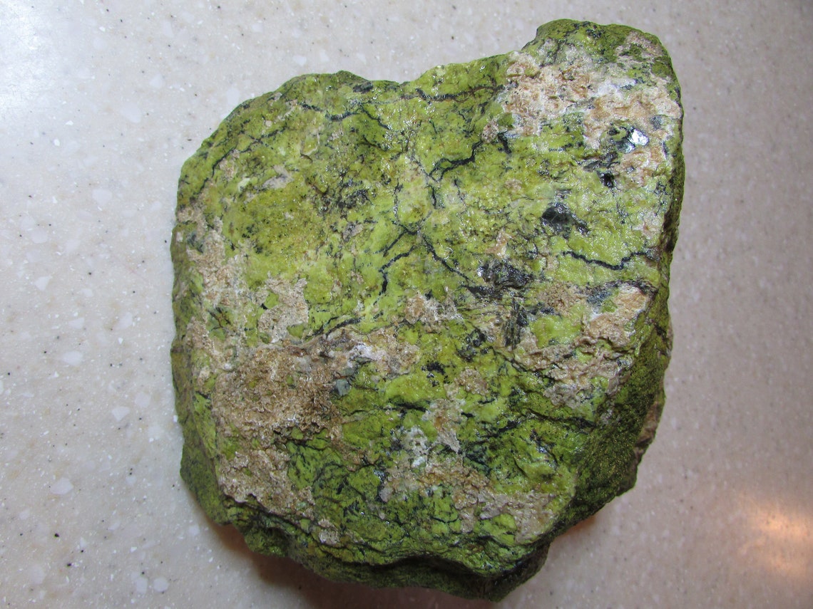 Roca rugosa serpentina grande 11.5 libras y 7.5 piedra | Etsy