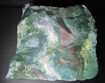 Raw Green Jasper - Etsy