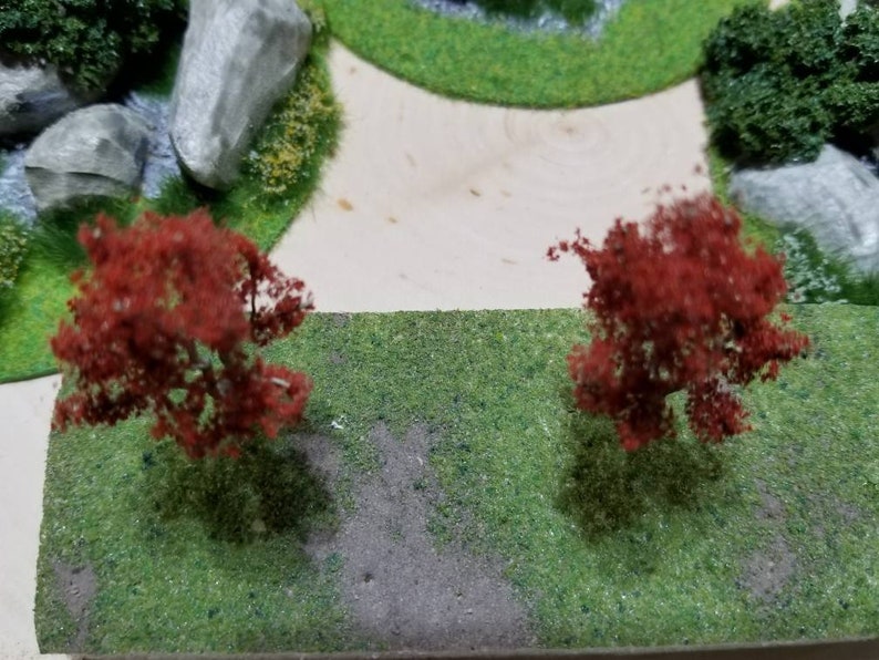 2 2 Miniature Trees Red Maple Tree Autumn Fall Tree | Etsy