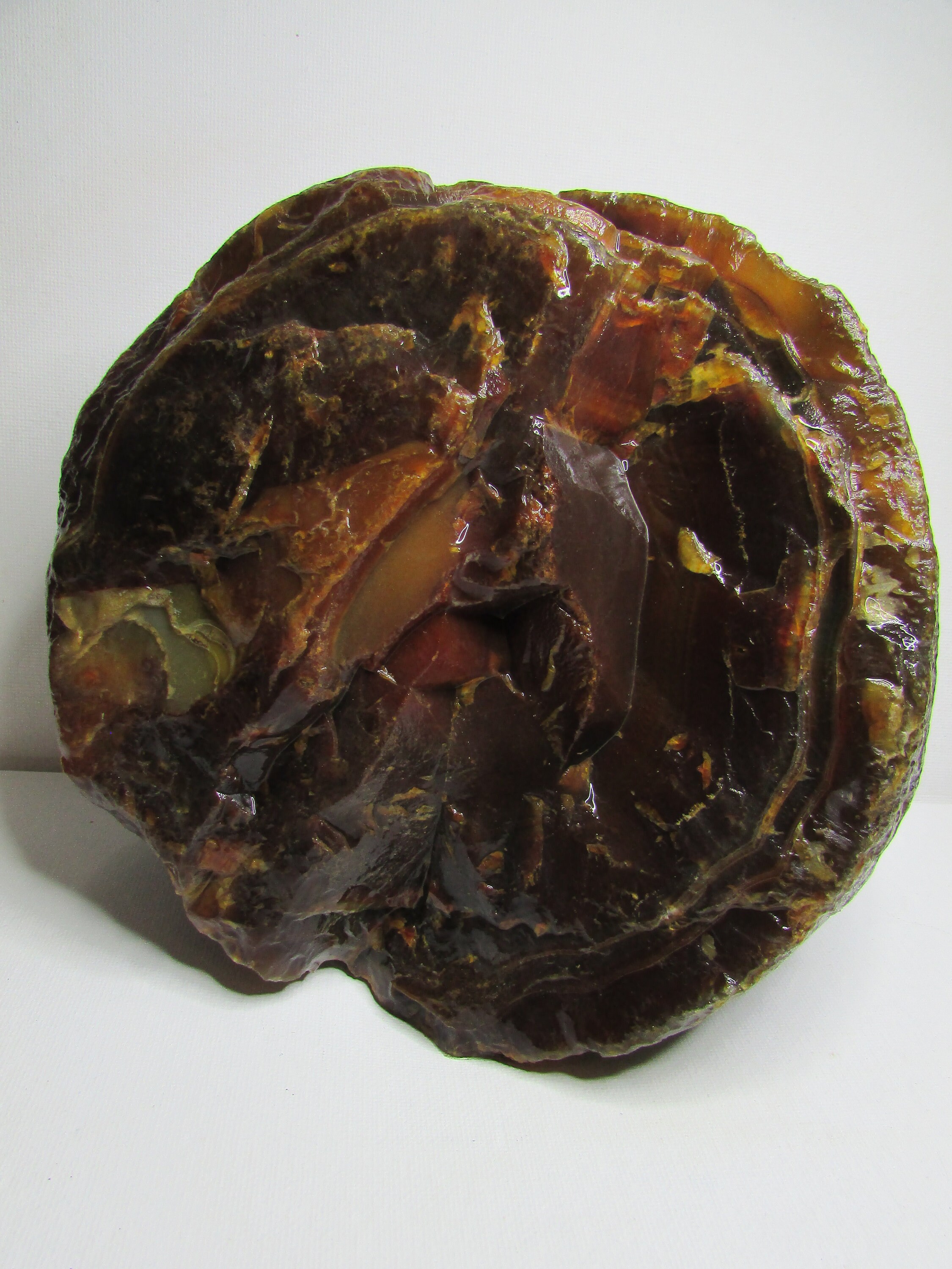 Large Brazilian Agate Display Piece, Mineral Specimen (9.5 Lbs, 7.5 ...