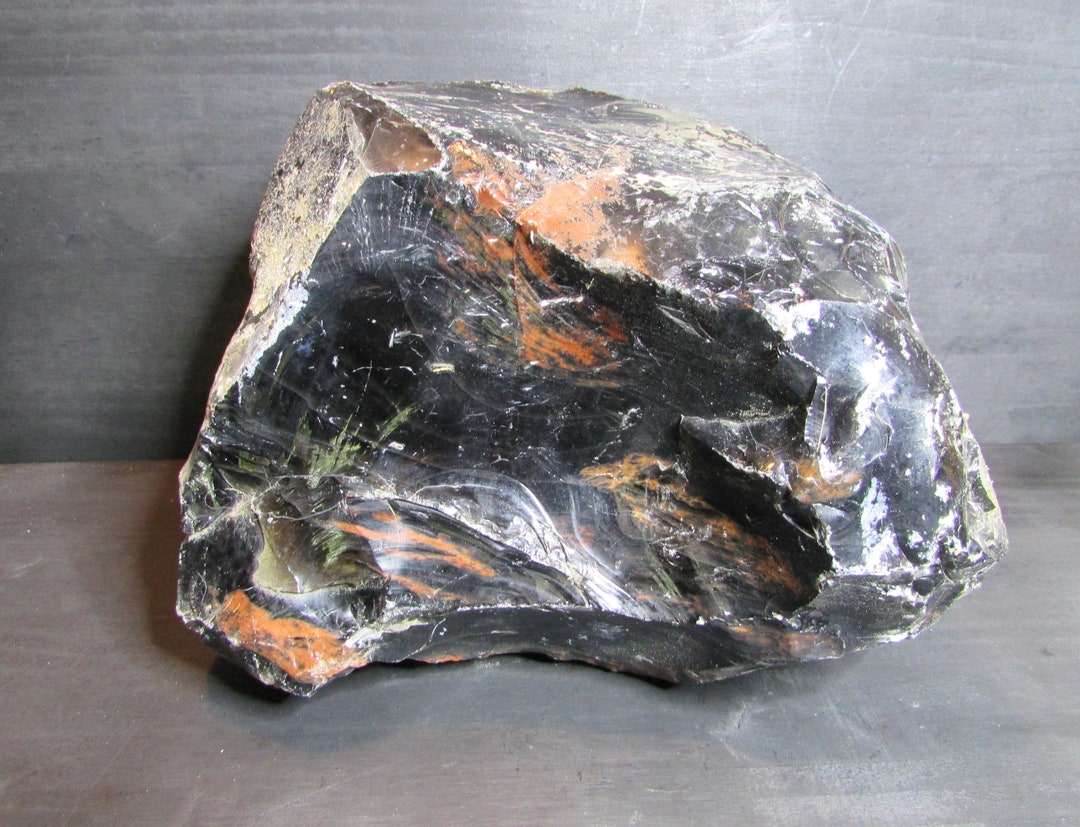 Giant Mahogany Obsidian Rough Rock 22 Lbs & 9 - Etsy