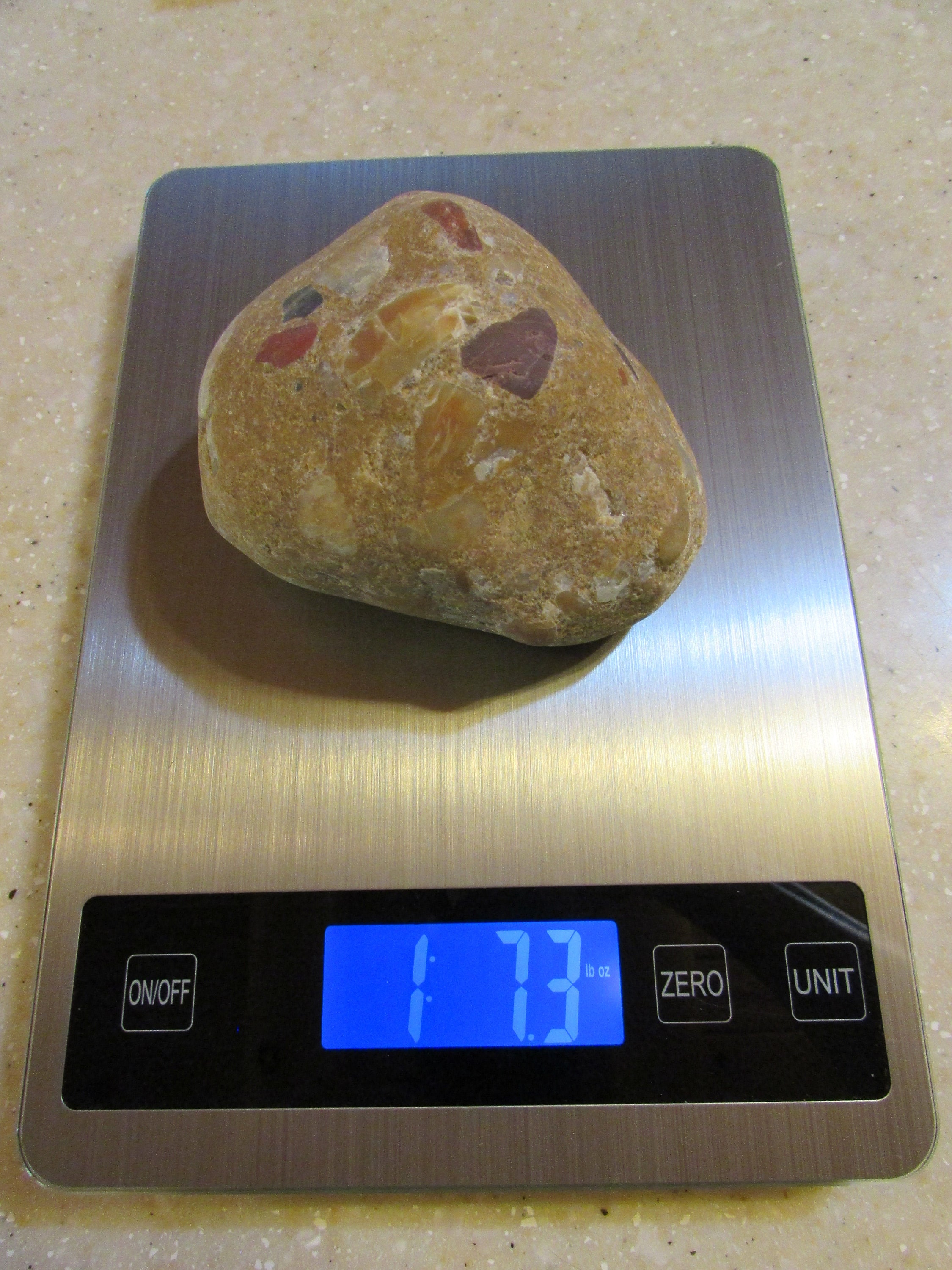 Medium Pudding Stone Rough Tumbled 1lb 7oz 3.75 | Etsy