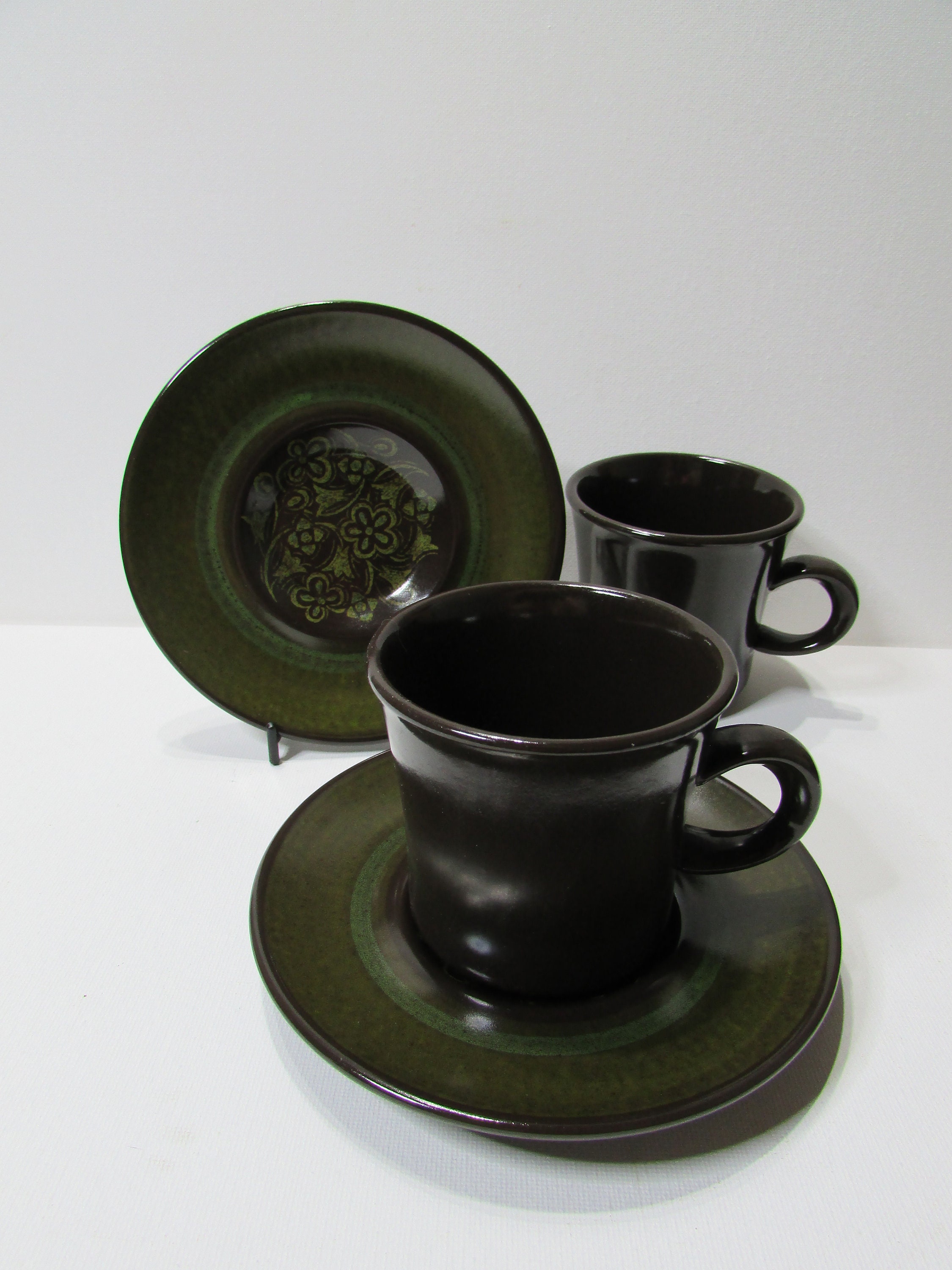 Vintage Franciscan Earthenware Madeira Brown With Green | Etsy