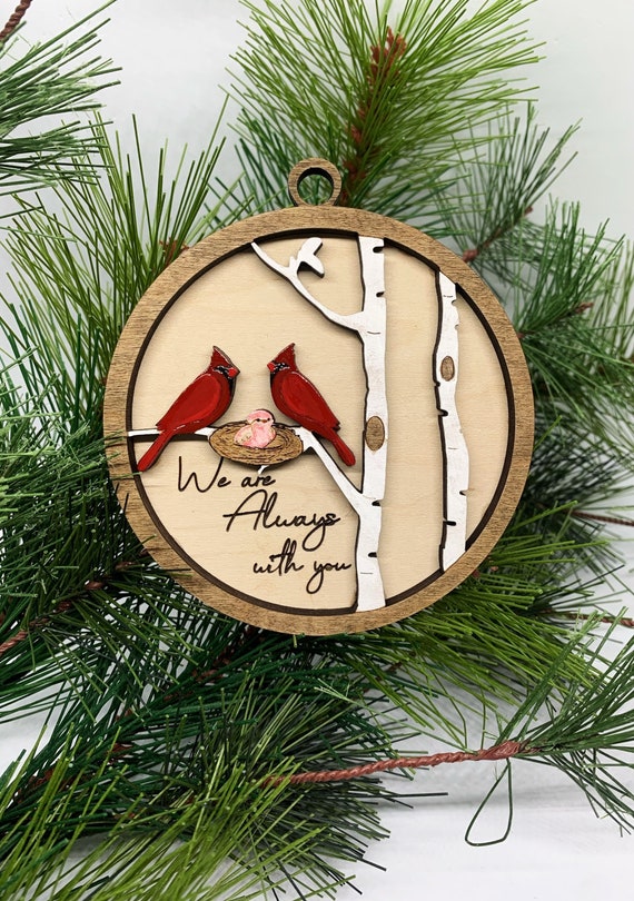 Cardinal Family Memorial Ornament we Are Always With - Etsy