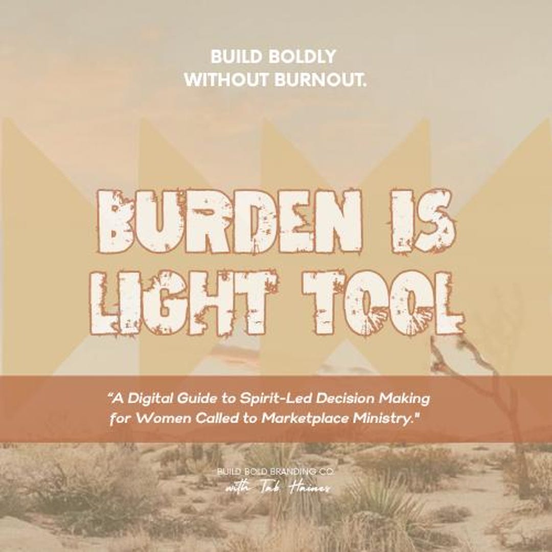 Burden is Light: Spirit-led Decision-making Tool - Etsy