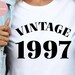 Vintage 1997 Svg, Vintage Birthday Svg, Vintage Birthday Shirt Svg ...