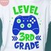 Level Third Grade Svg, Back to School Svg, 3rd Grade Svg, Dxf, Eps, Png ...