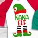 Nana Elf SVG, Elf Squad SVG, Christmas SVG, Squad Svg, Elf Hat Svg ...
