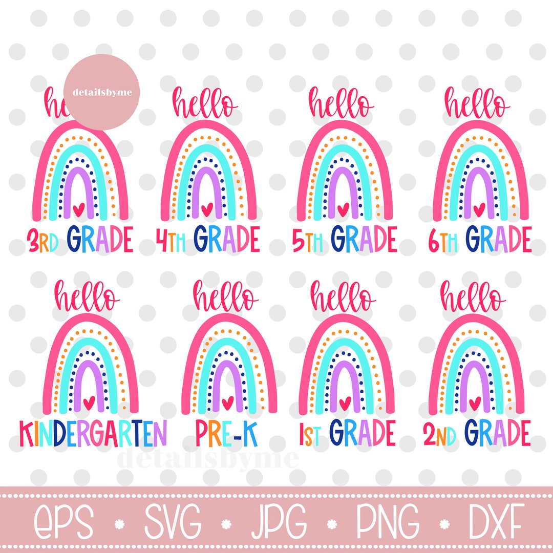 Back to School Svg, Girl First Day of School Svg, Back to School Bundle ...