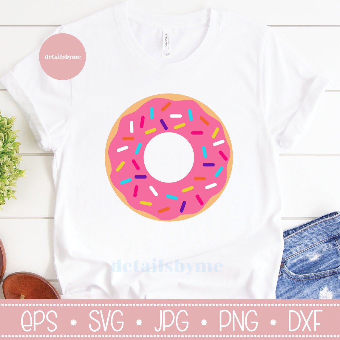 Donut Svg Spinkle Donut Svg Clipart Vector Cutting File - Etsy