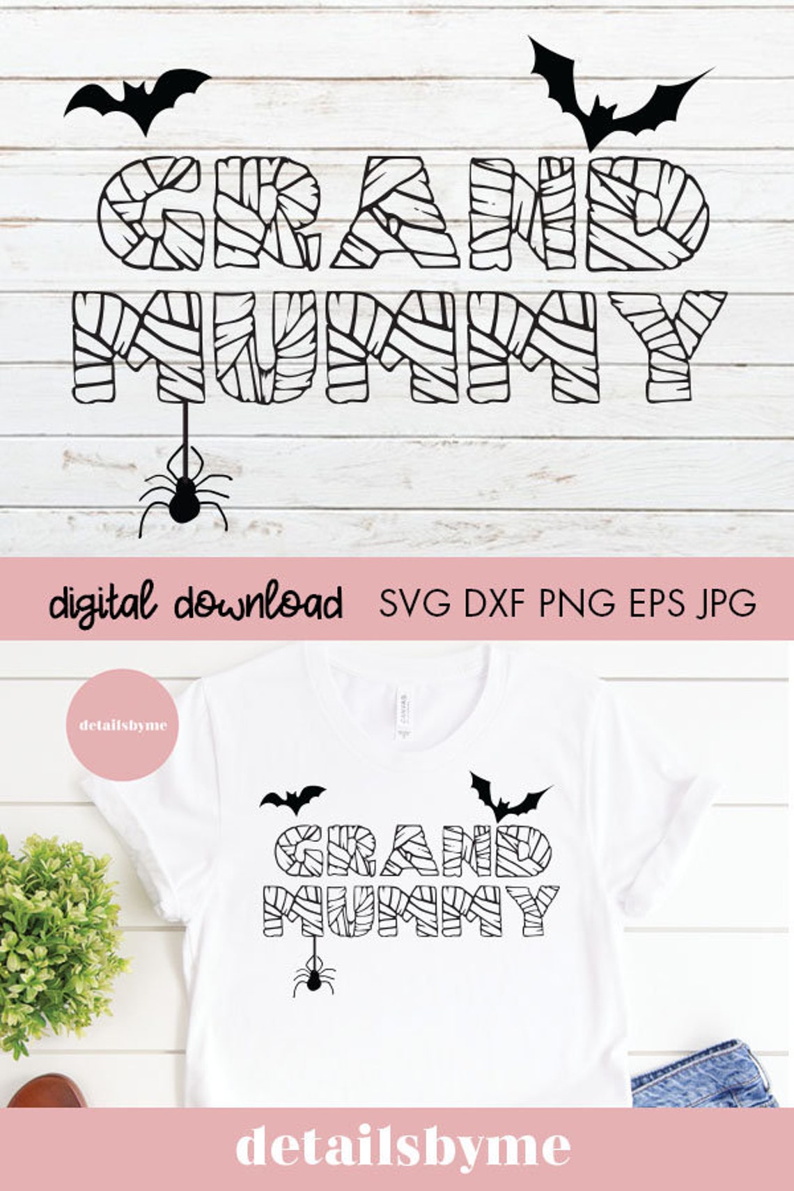 Grandmummy Svg Halloween Grand Mummy Svg Halloween Svg | Etsy