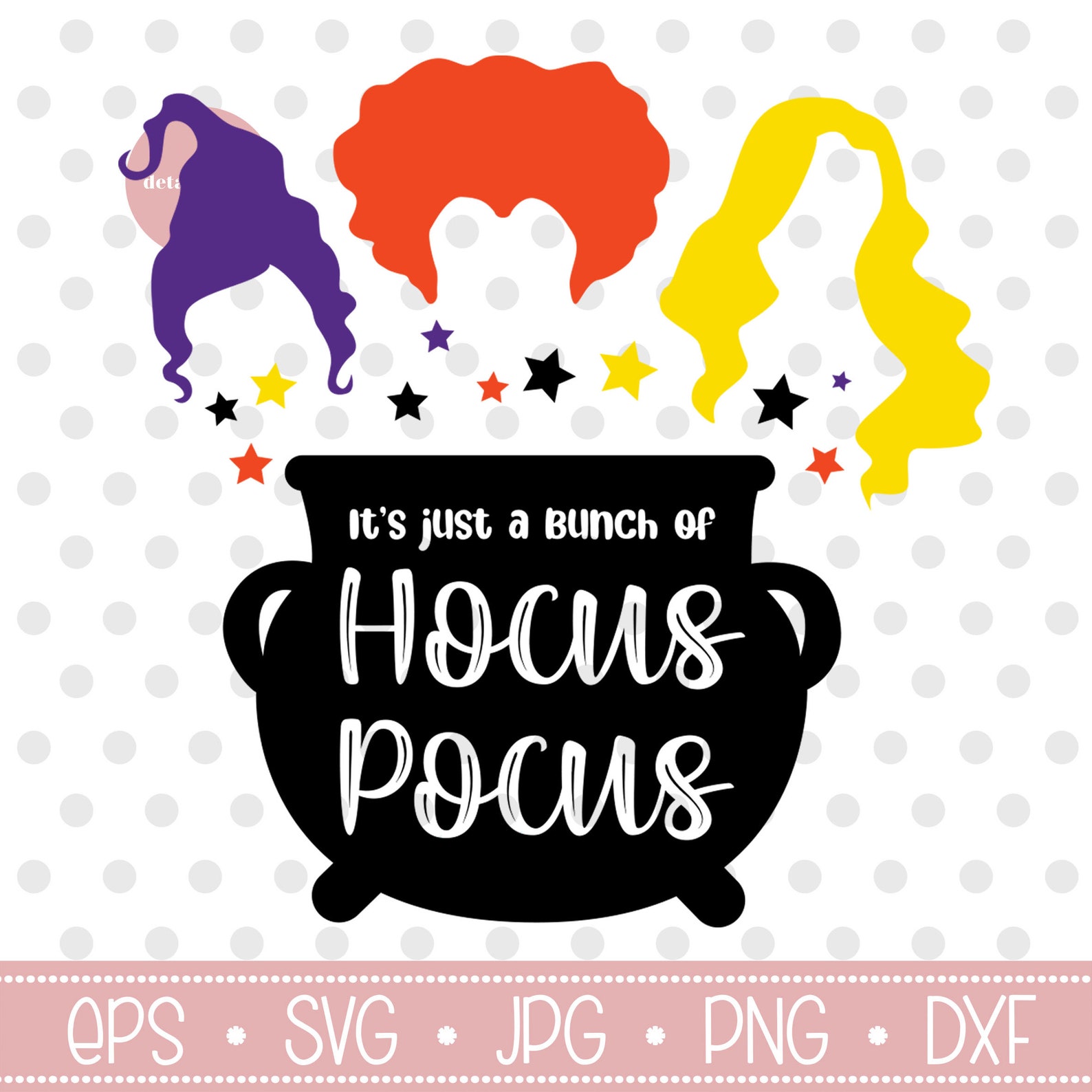 Sanderson Sisters Svg Hocus Pocus Svg Witches Hair Etsy
