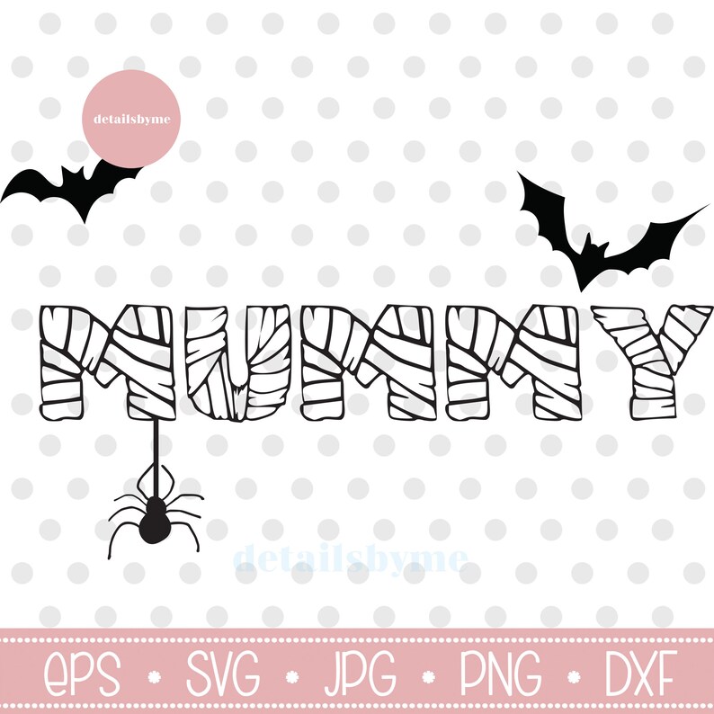 Mummy Svg, Halloween Mummy Svg, Halloween Svg, Mummy, Clipart, Eps, Jpg ...