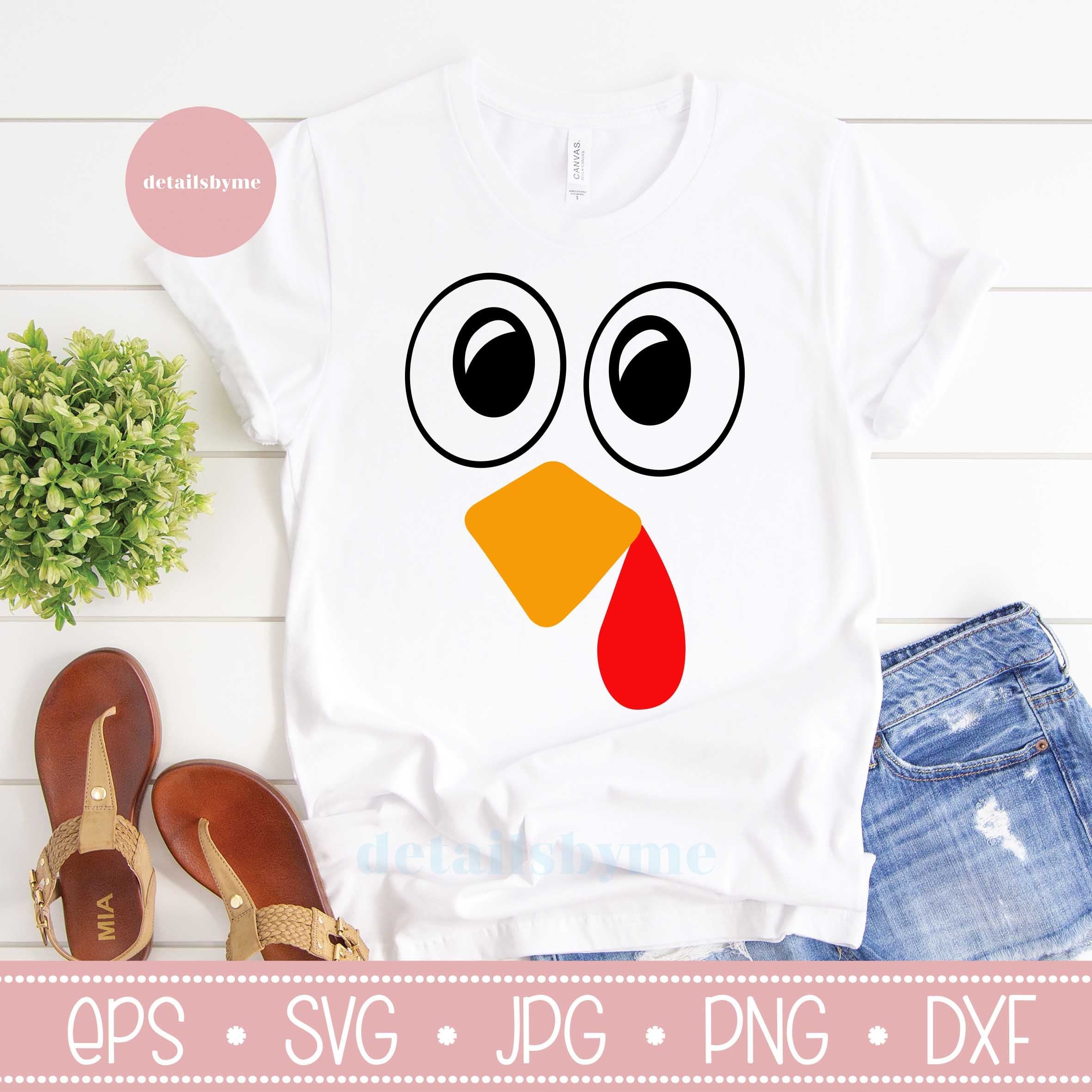 Turkey Svg Thanksgiving Svg Dxf Eps Png Fall Cut Files | Etsy