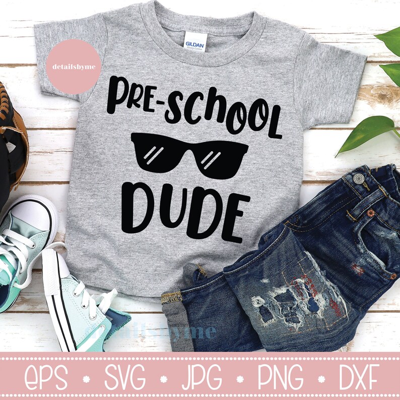 Pre-school Dude Svg Pre-school Svg Preschool Svg Back to - Etsy