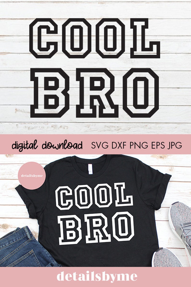 Cool Bro Svg Coolest brother's Cool Family Great Family | Etsy