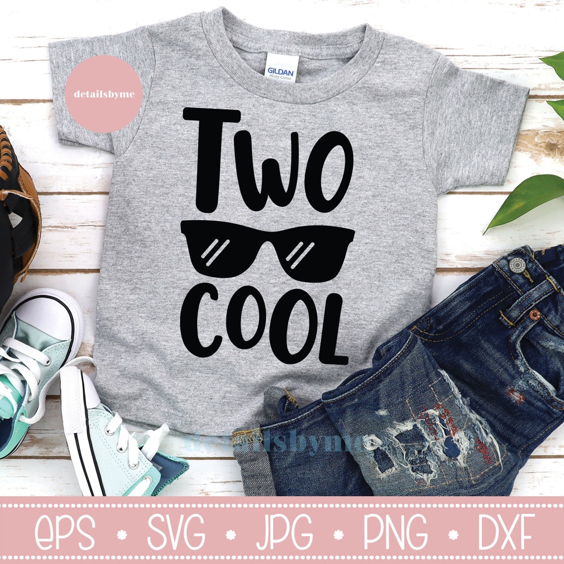 Two Cool Svg 2nd Birthday Svg Birthday Boy Svg Happy | Etsy