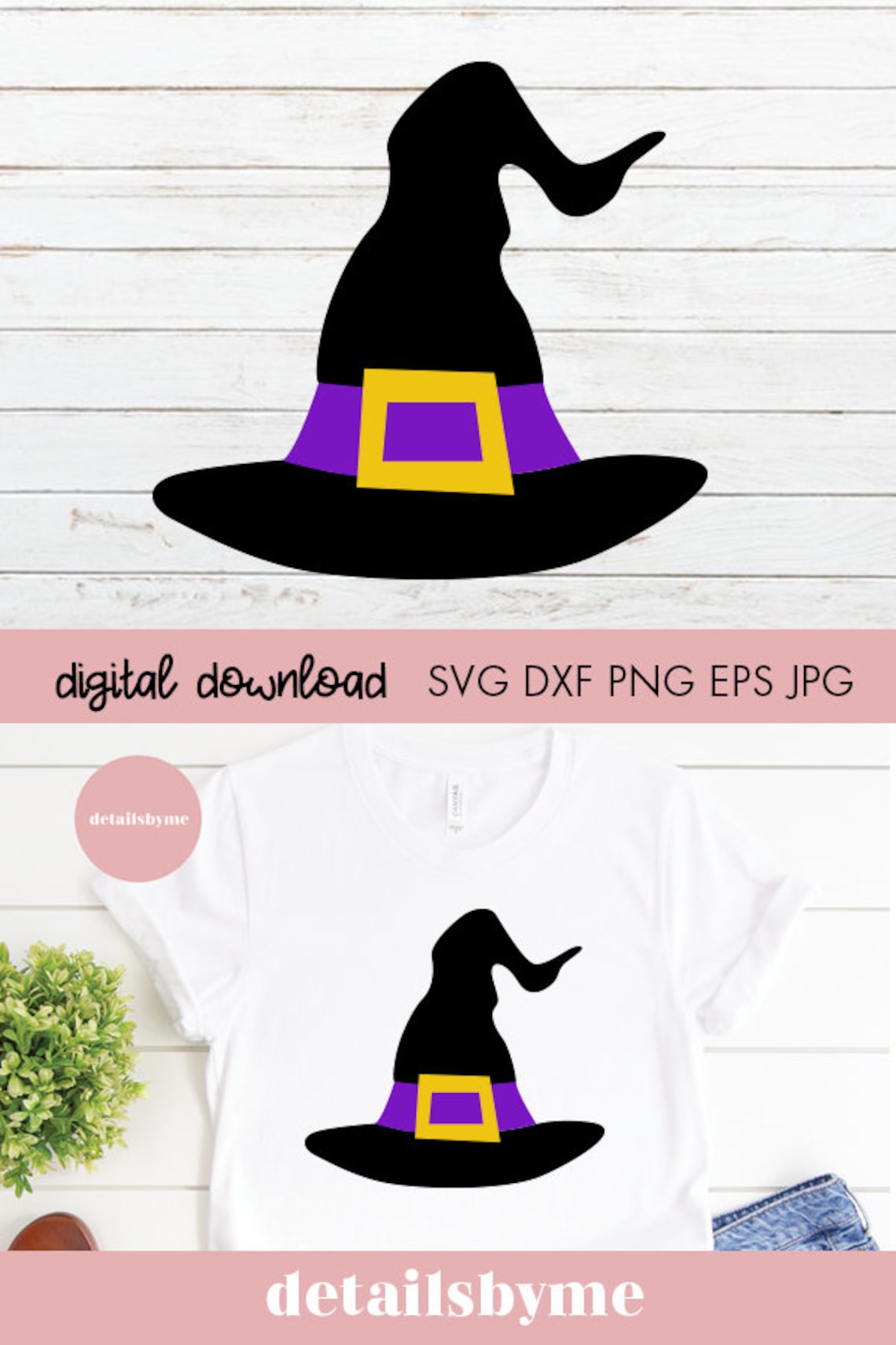Witch Hat Svg, Halloween Witch Hat, Halloween Hat, Clipart Witch Hat ...