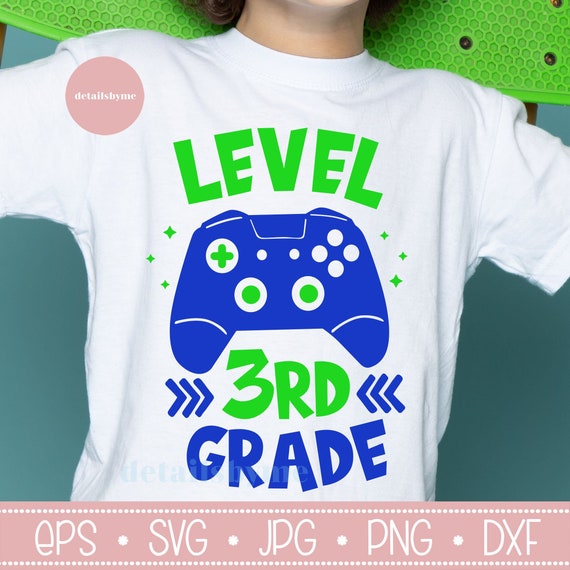 Level Third Grade Svg Back to School Svg 3rd Grade Svg Dxf - Etsy