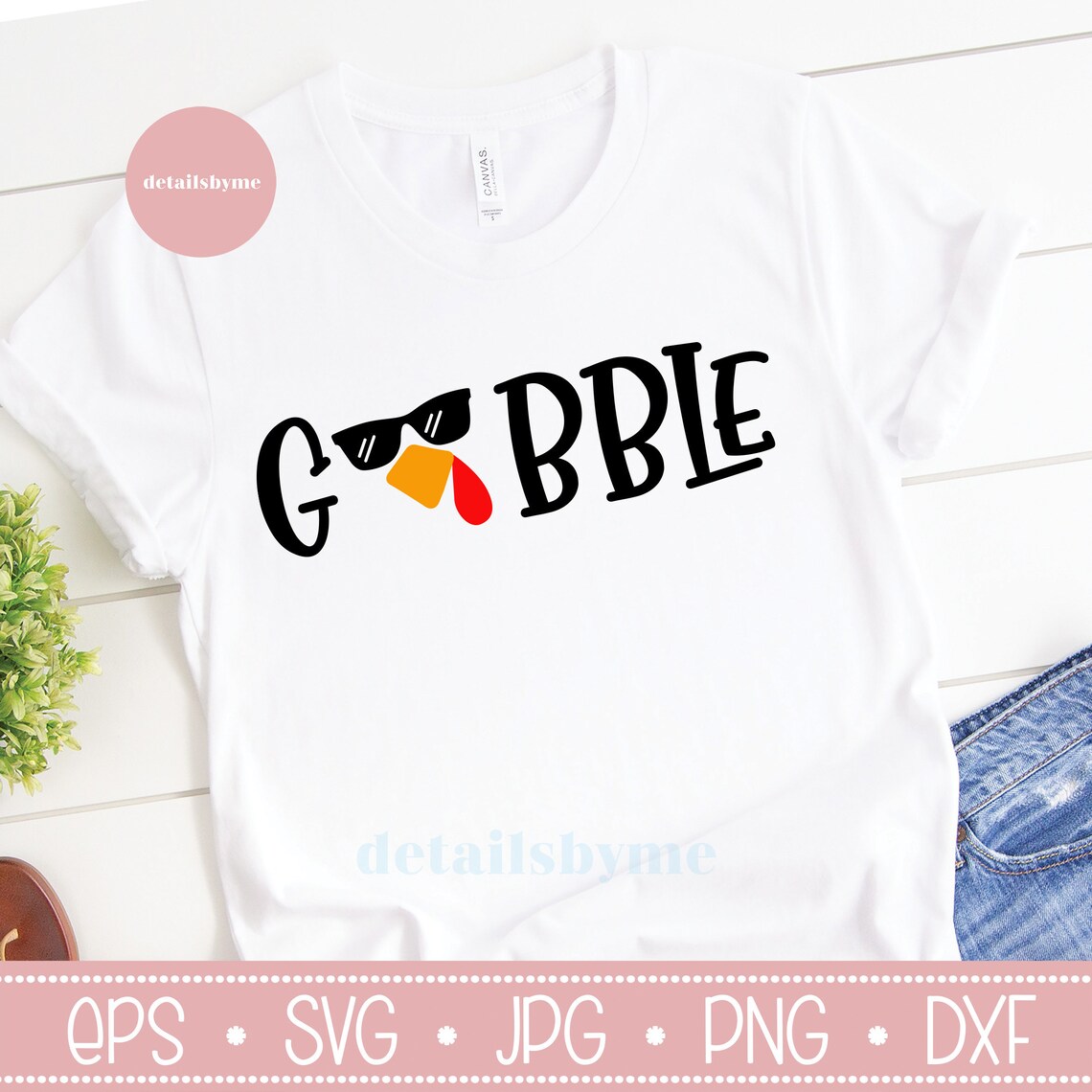 Thanksgiving SVG, Gobble SVG, Turkey Face SVG, Funny, Kids, T-shirt ...