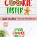 Official Cookie Tester SVG, Christmas Holidays Kids, Official Christmas ...