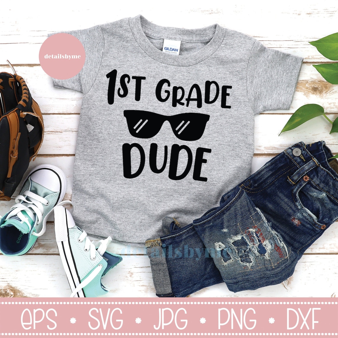 1st Grade Dude Svg, Back to School Svg, 1st Grade, First Grade, Dude Svg, Cutting File Eps, Dxf ...