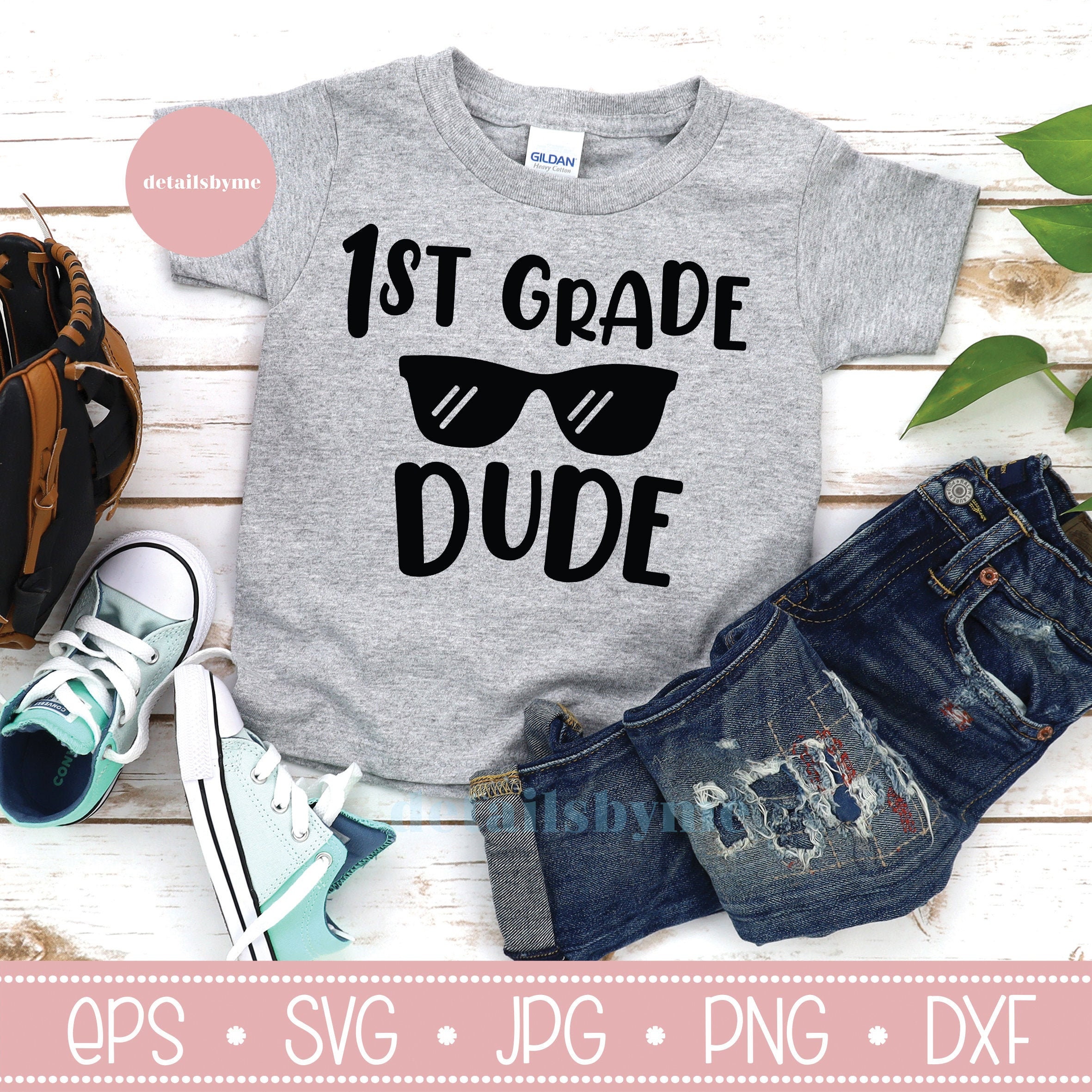 1st Grade Dude Svg Back to School Svg 1st Grade First - Etsy