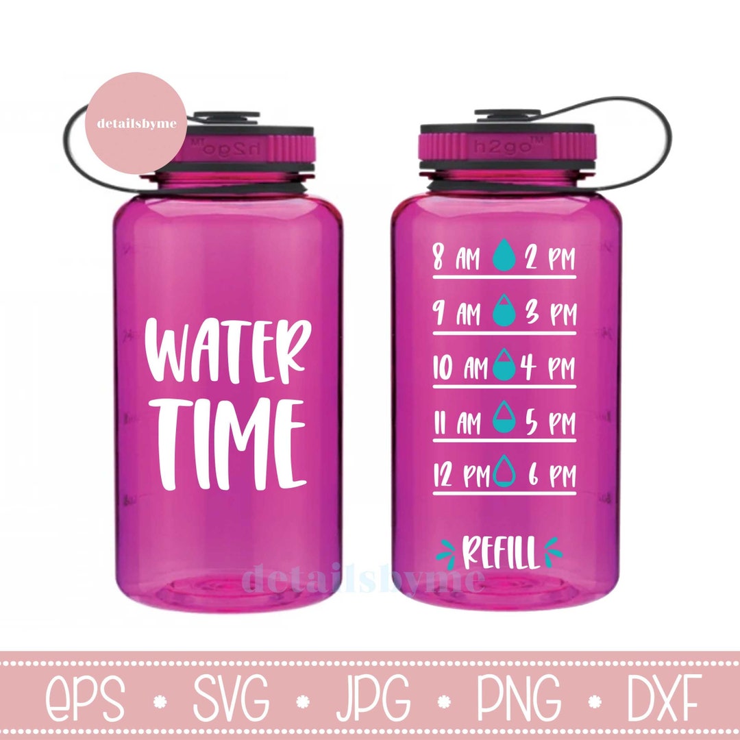 Water Tracker SVG, Water Tracking SVG, Water Bottle SVG, Health and ...