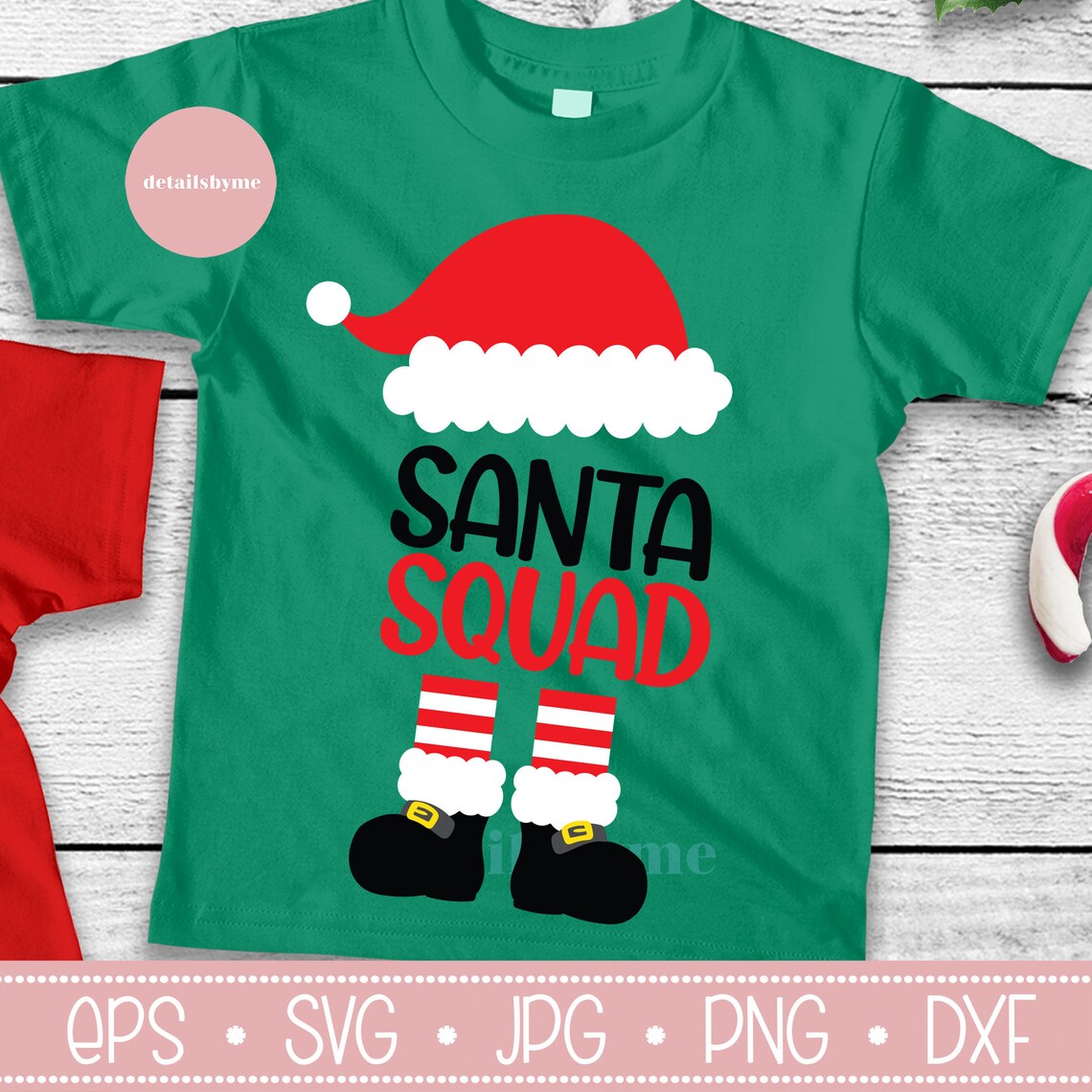 Christmas Svg Santa Svg Santa Squad Svg Santa Hat Svg | Etsy
