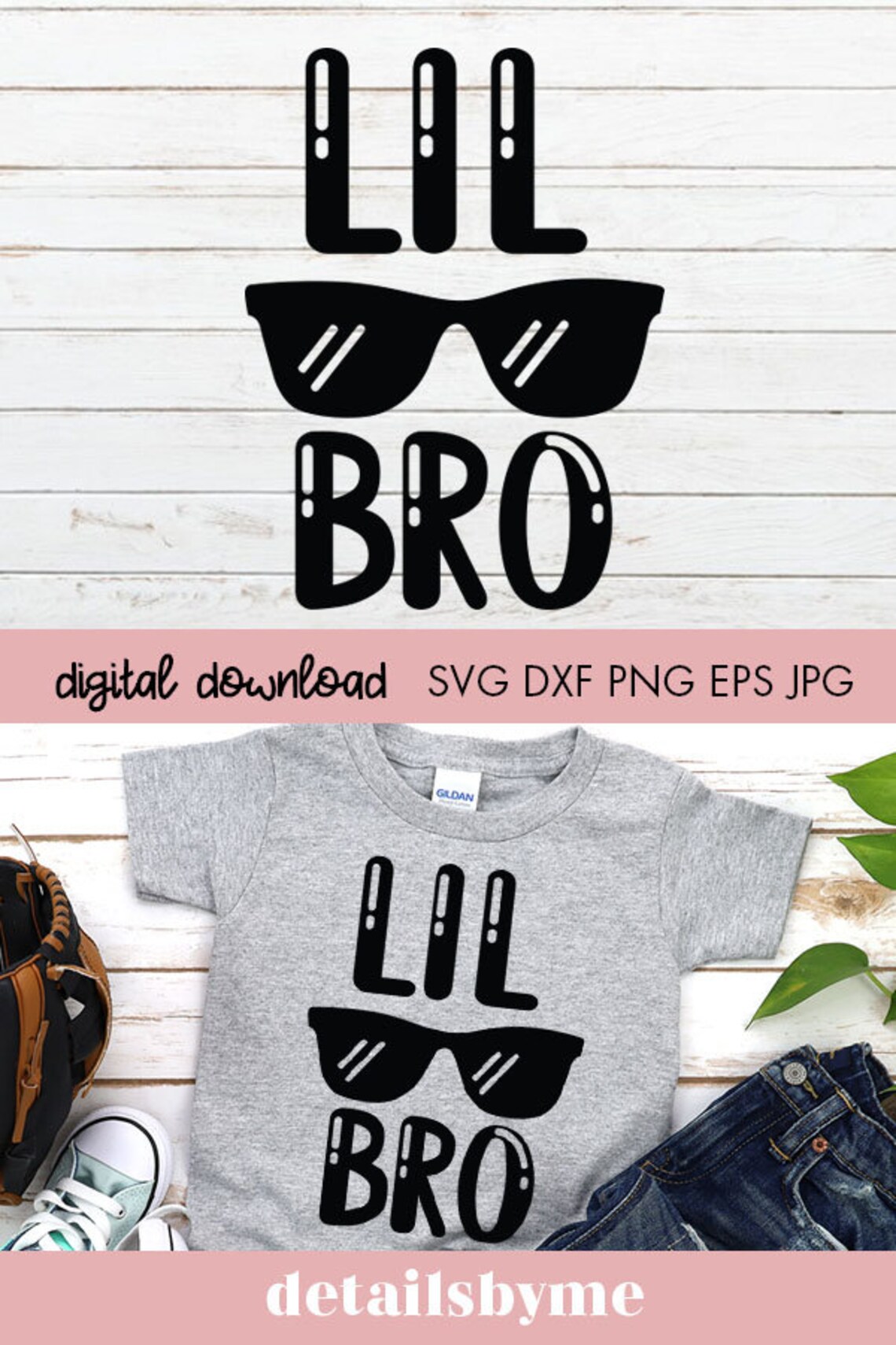 Lil Bro Svg Little Brother Svg Family Shirts Clipart | Etsy