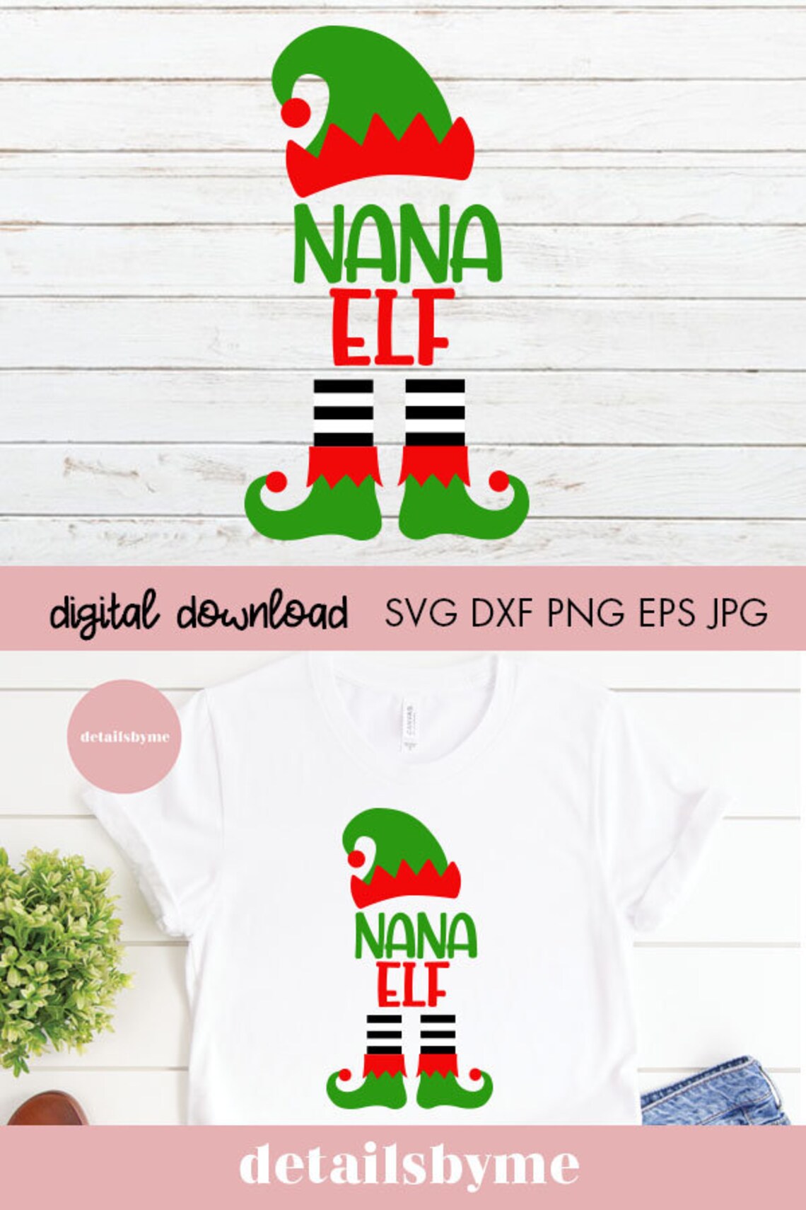 Nana Elf SVG, Elf Squad SVG, Christmas SVG, Squad Svg, Elf Hat Svg ...