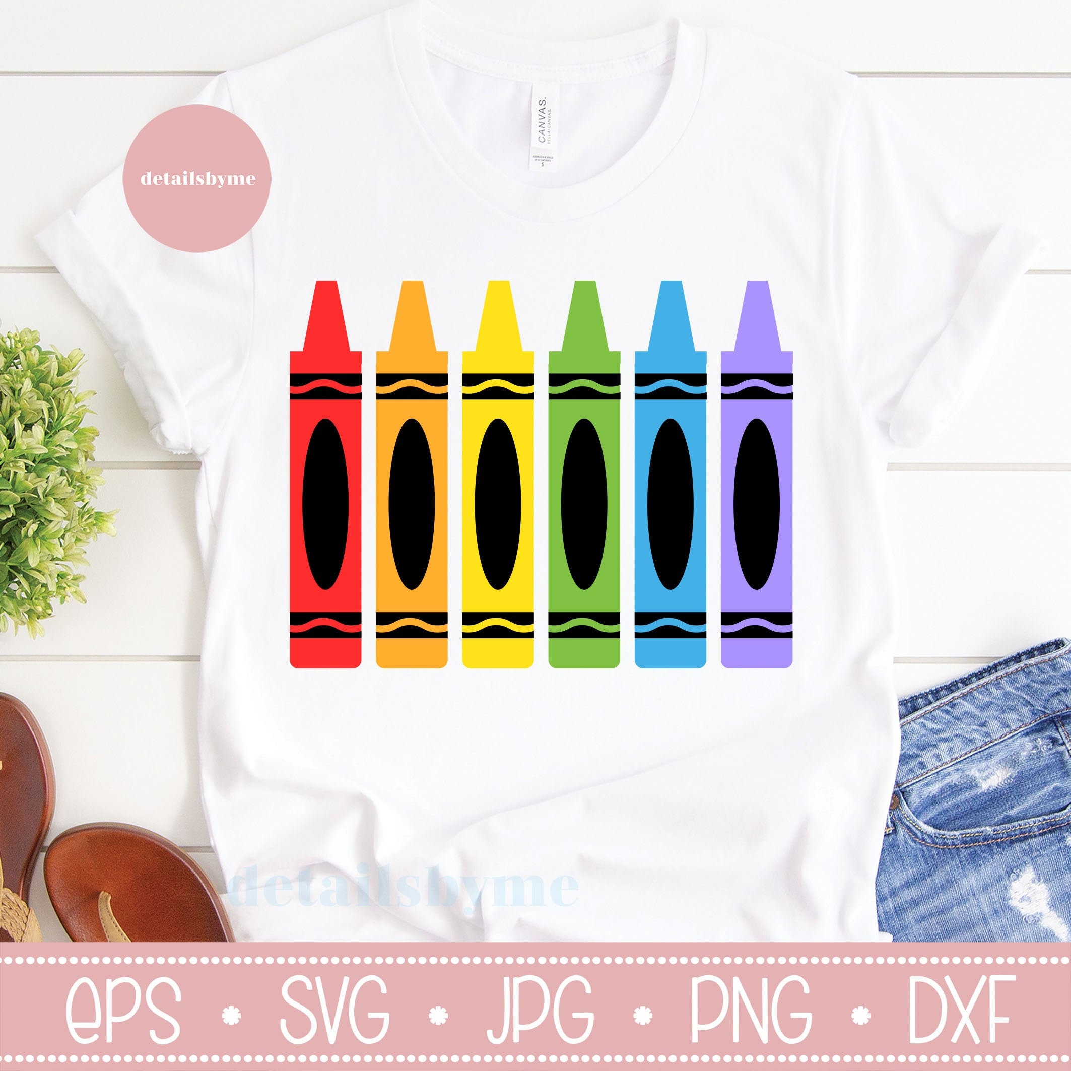 Crayon SVG Crayon Clip Art Cut Files for Cricut Silhouette | Etsy