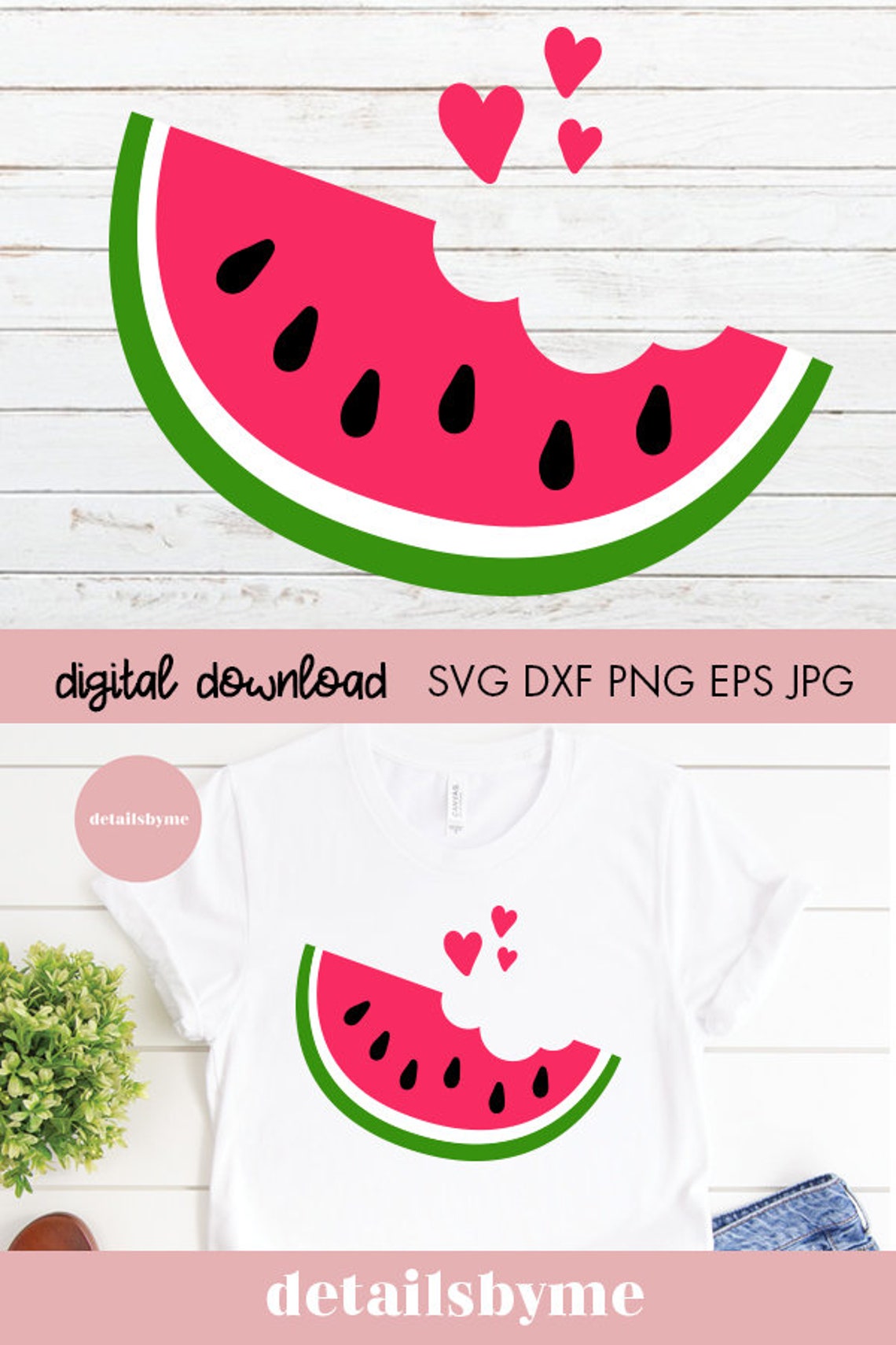 Watermelon Svg File, Watermelon Svg, Watermelon Slice Svg, Summer Time ...