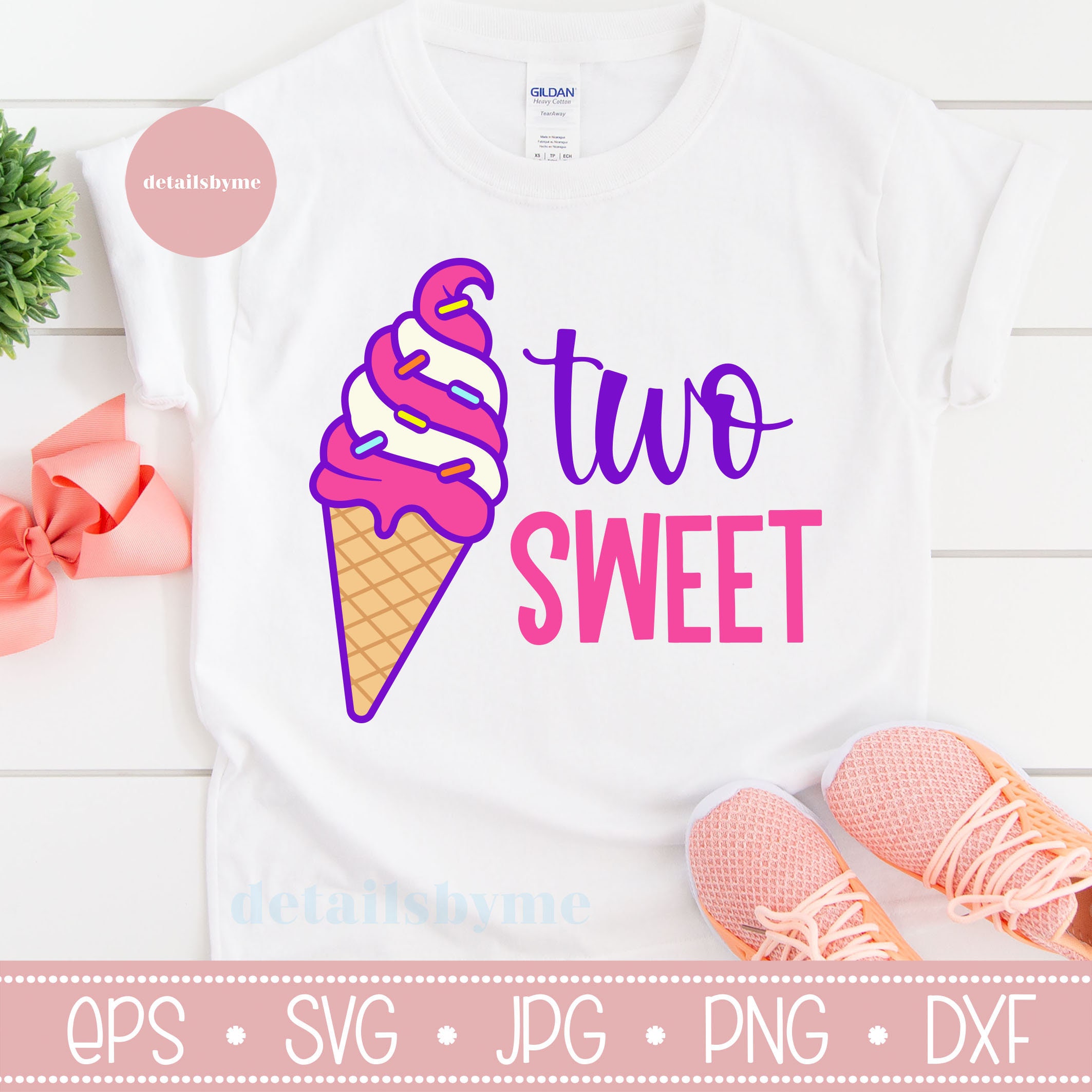 Two Sweet SVG | 2nd Birthday Svg | Birthday Svg | Second Birthday Svg ...