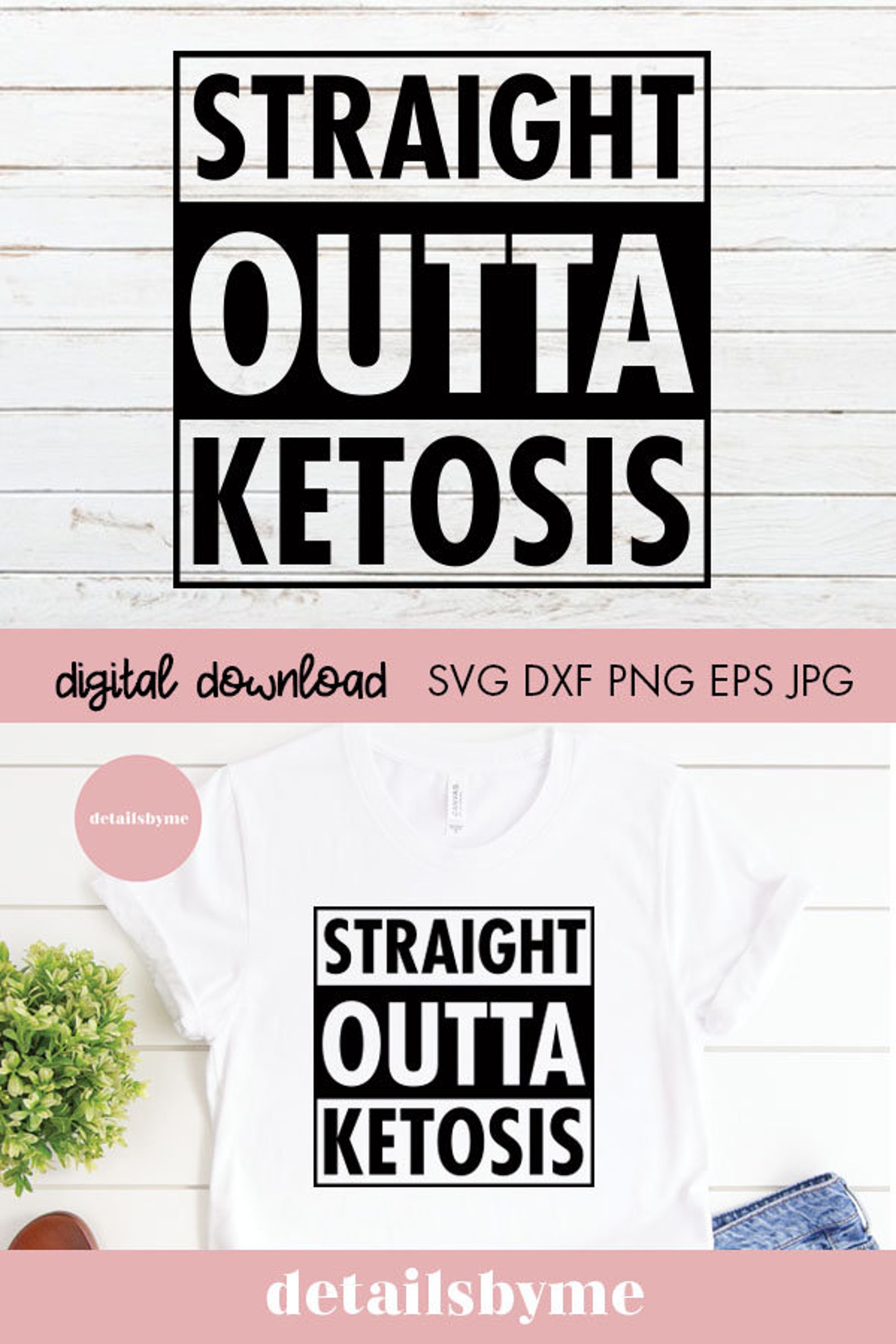 Keto Straight Outta Ketosis Svg Ketosis Svg Women's - Etsy