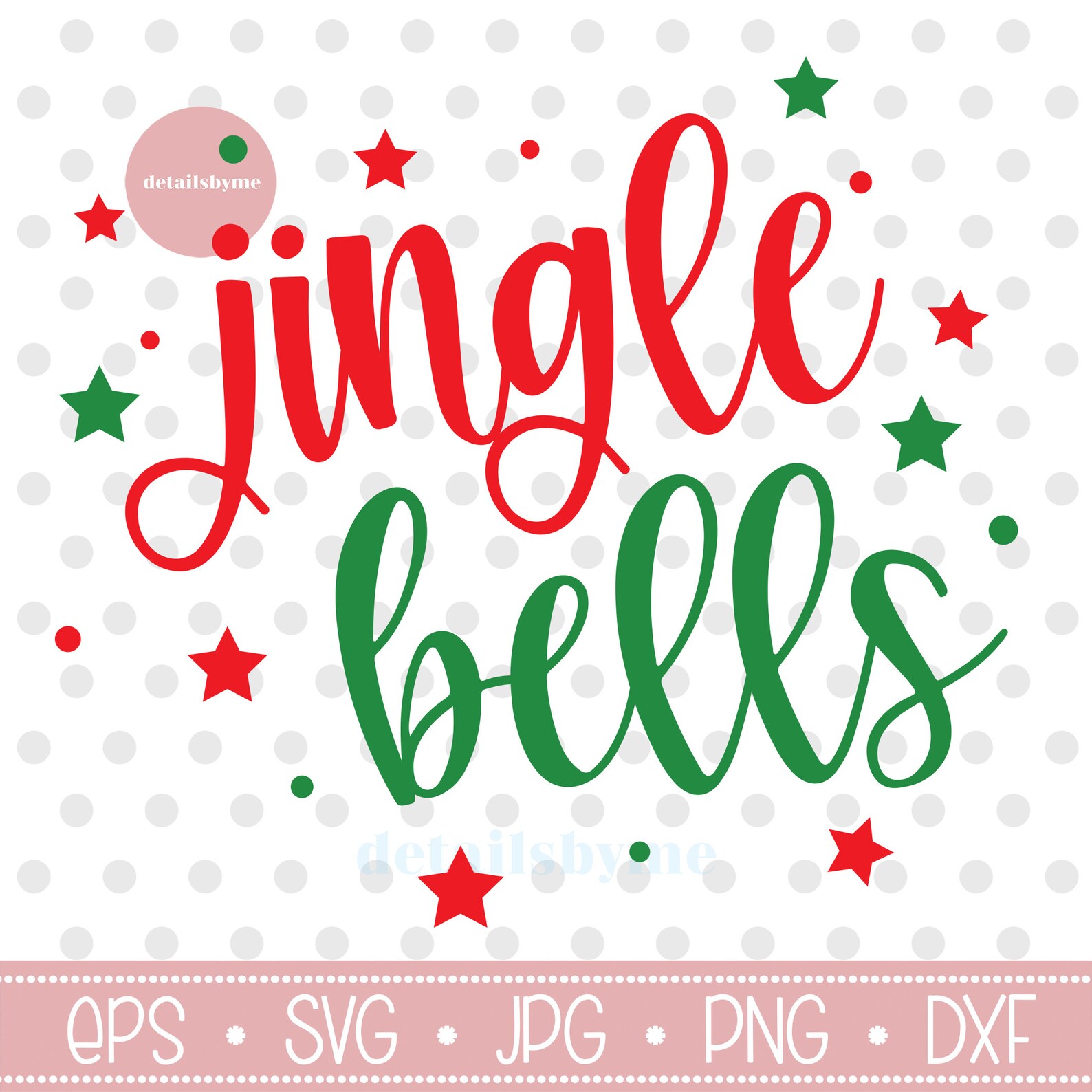 Jingle Bells Svg Jingle Bells Clipart Christmas Svg - Etsy