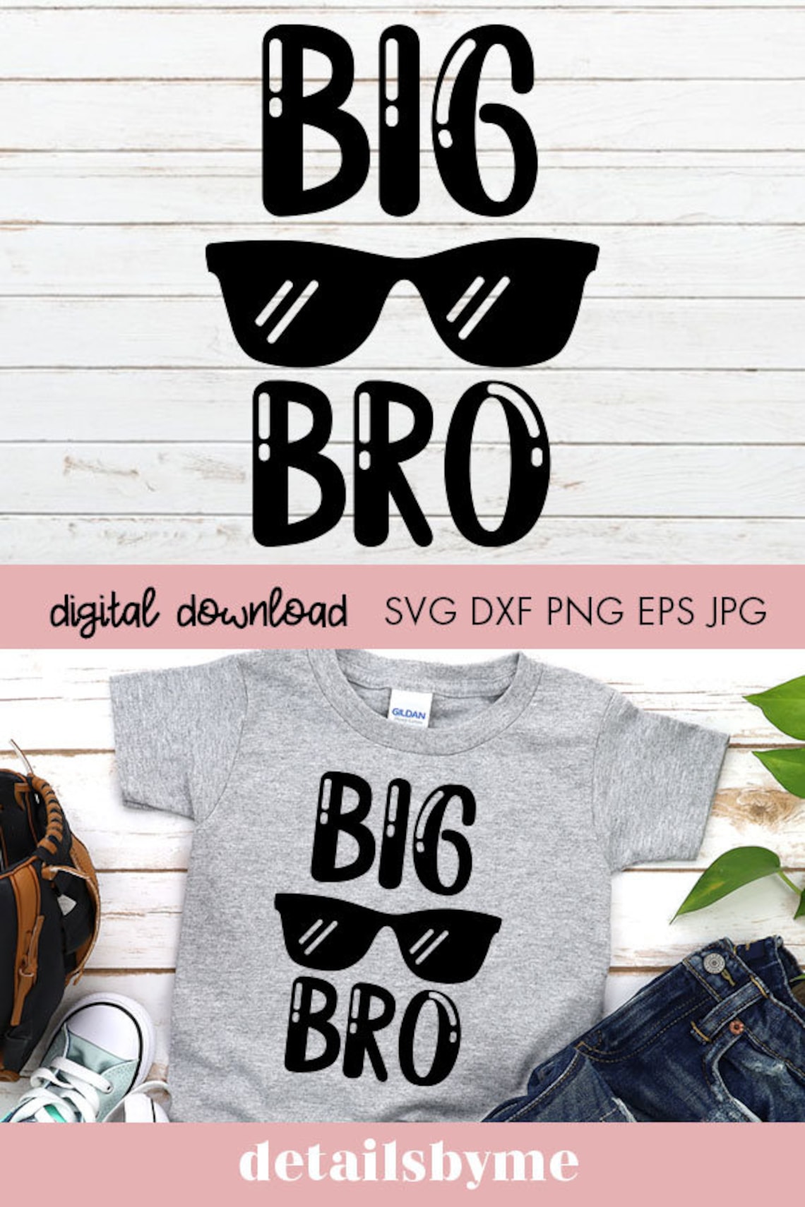 Big Brother SVG Big Bro SVG Dxf and Png Instant Download - Etsy