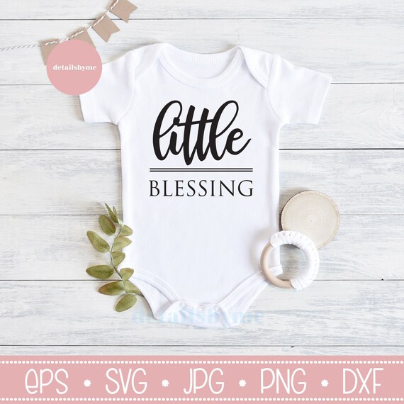 Little Blessing Svg Little Brother Little Sister New Member - Etsy